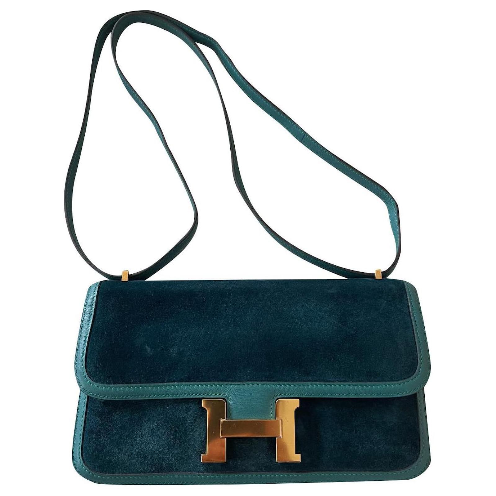 Hermès Constance Elan Green Suede ref.323672 - Joli Closet