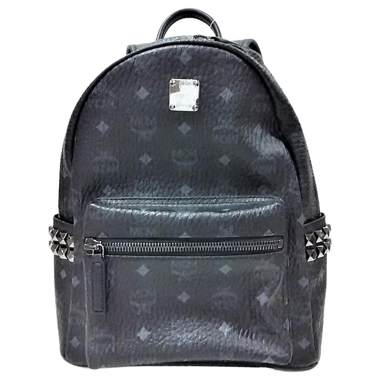 MCM Rucksack Schwarz Leinwand ref.326897 - Joli Closet