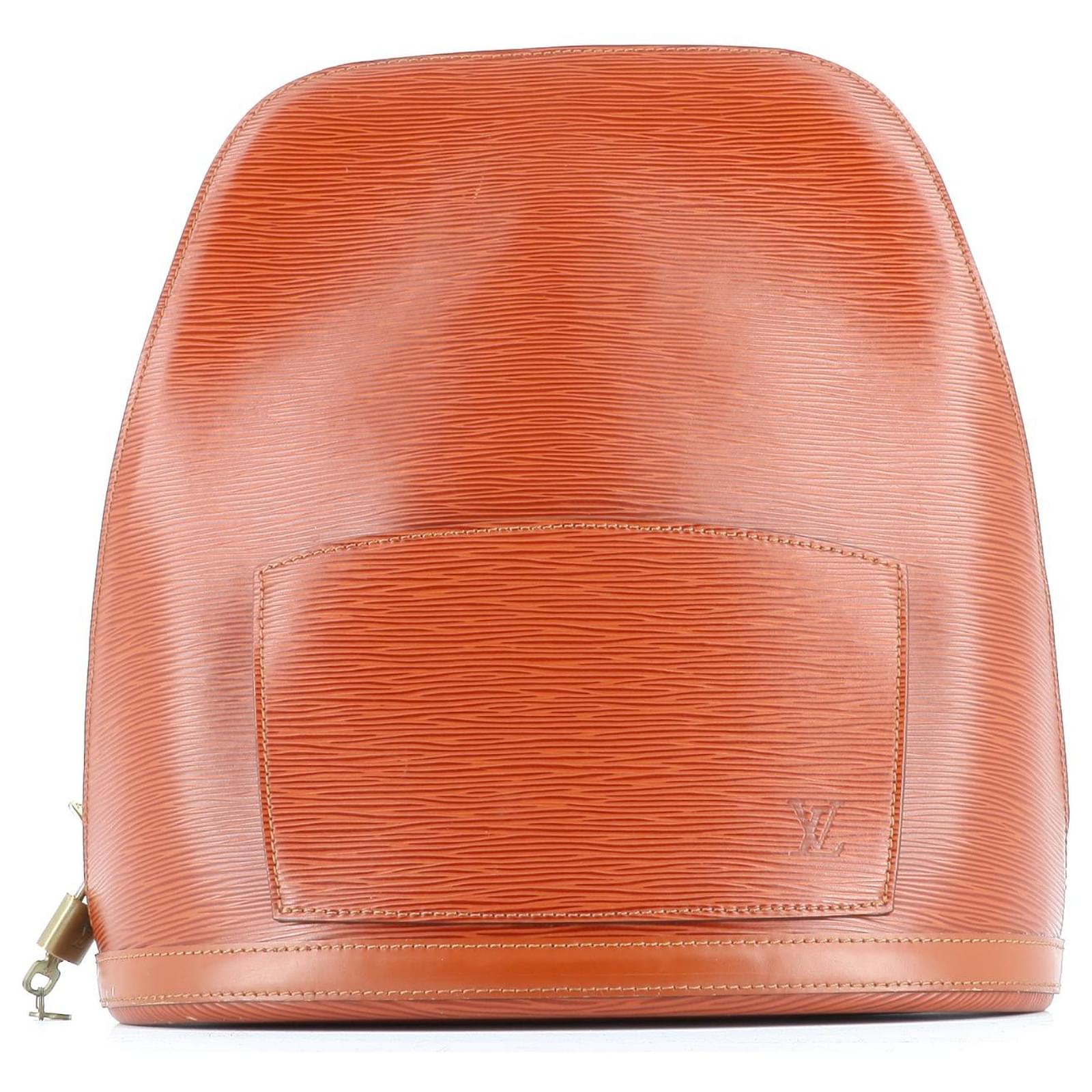 Louis Vuitton Handbags Orange Leather ref.333249 - Joli Closet