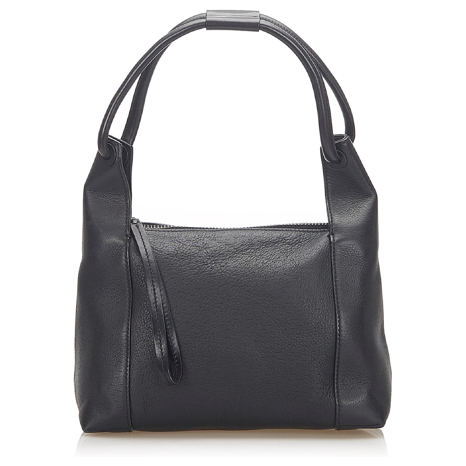 Gucci Black Leather Shoulder Bag Pony-style calfskin ref.340098 - Joli ...