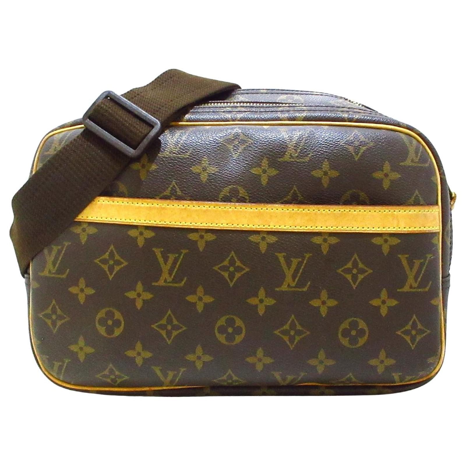 Louis Vuitton Reportero PM Castaño Lienzo ref.341248 - Joli Closet