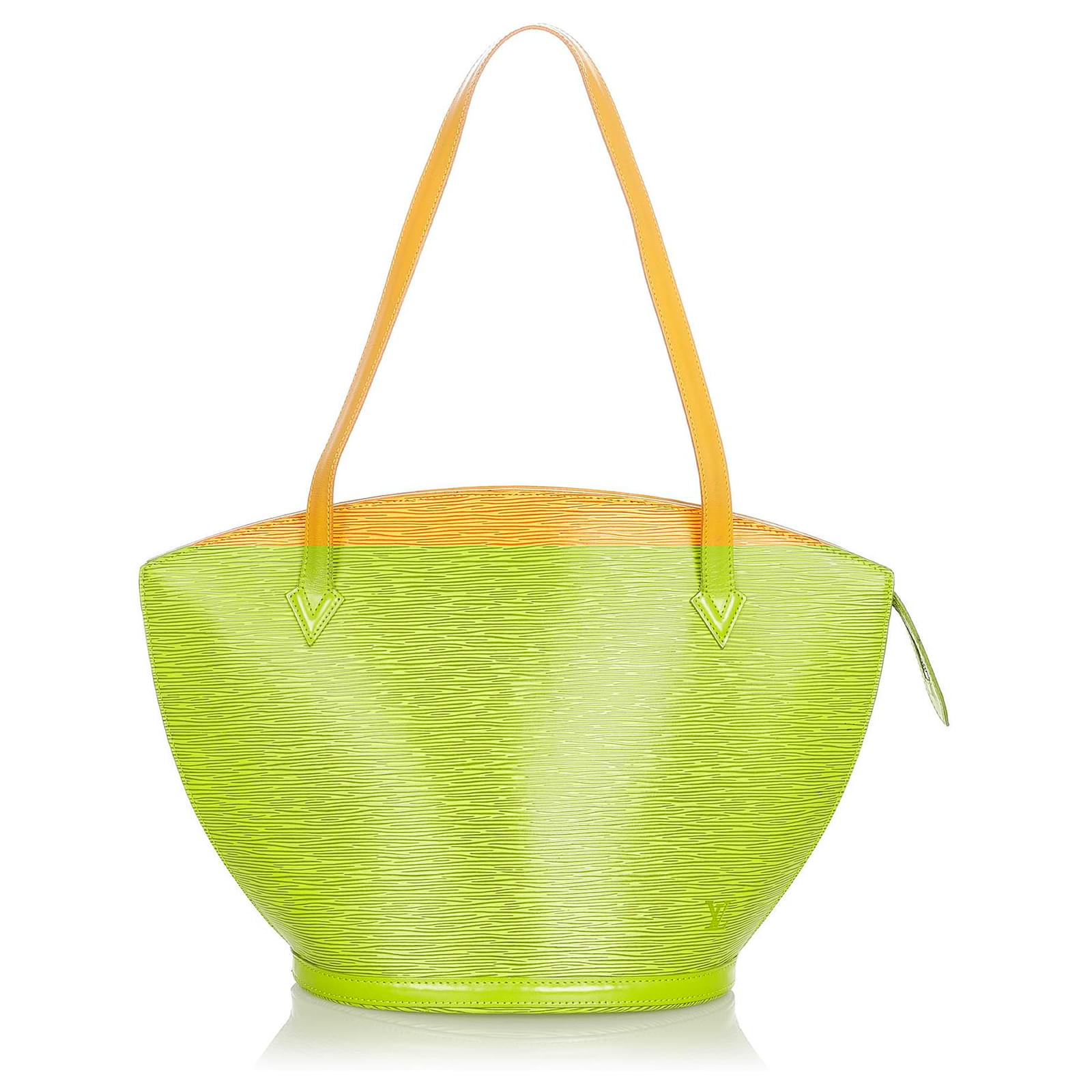 Bracelet Long Epi Jaune Saint Jacques PM Louis Vuitton Cuir ref.343479 ...