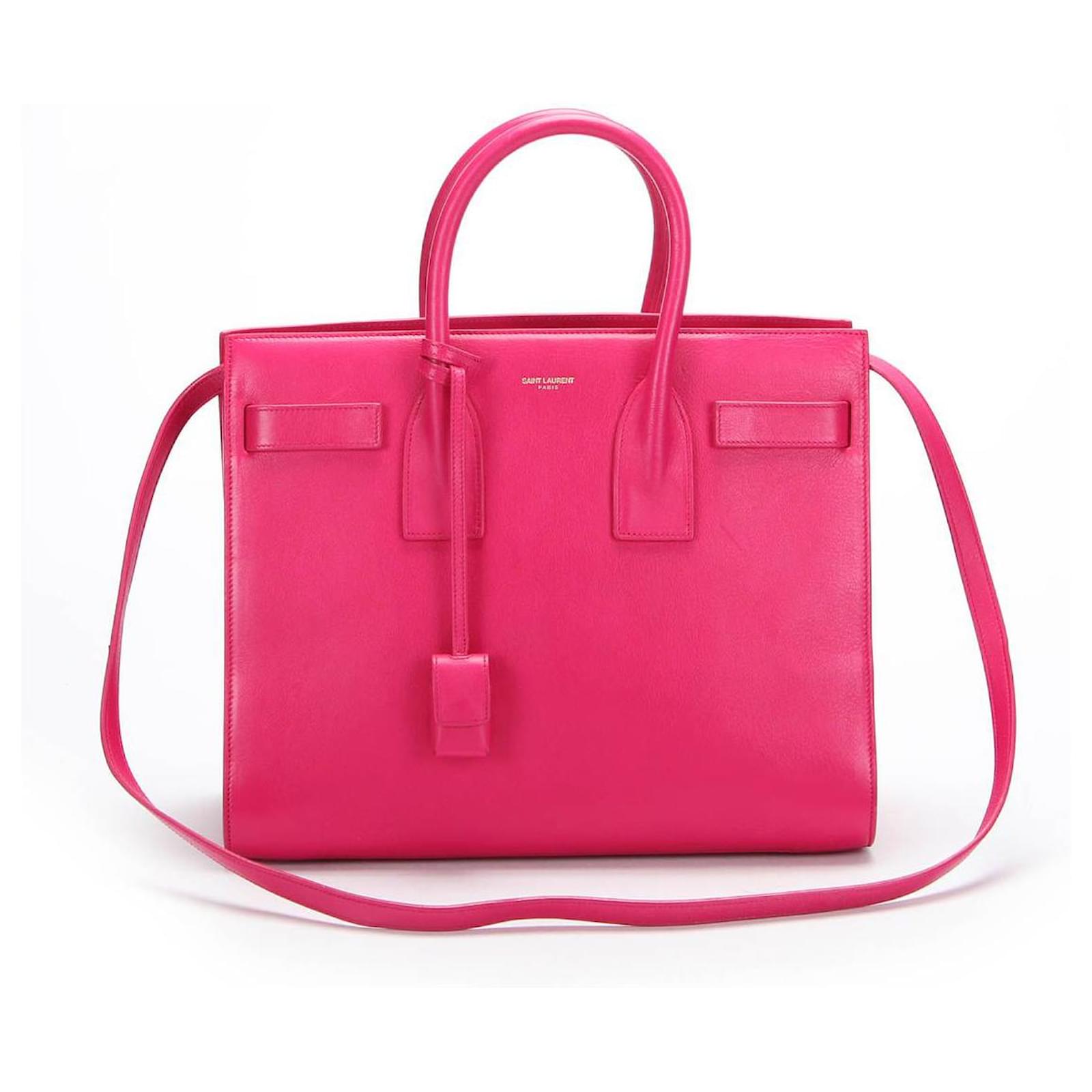 Yves Saint Laurent YSL Classic Mini Sucked Joule Pink Leather ref ...