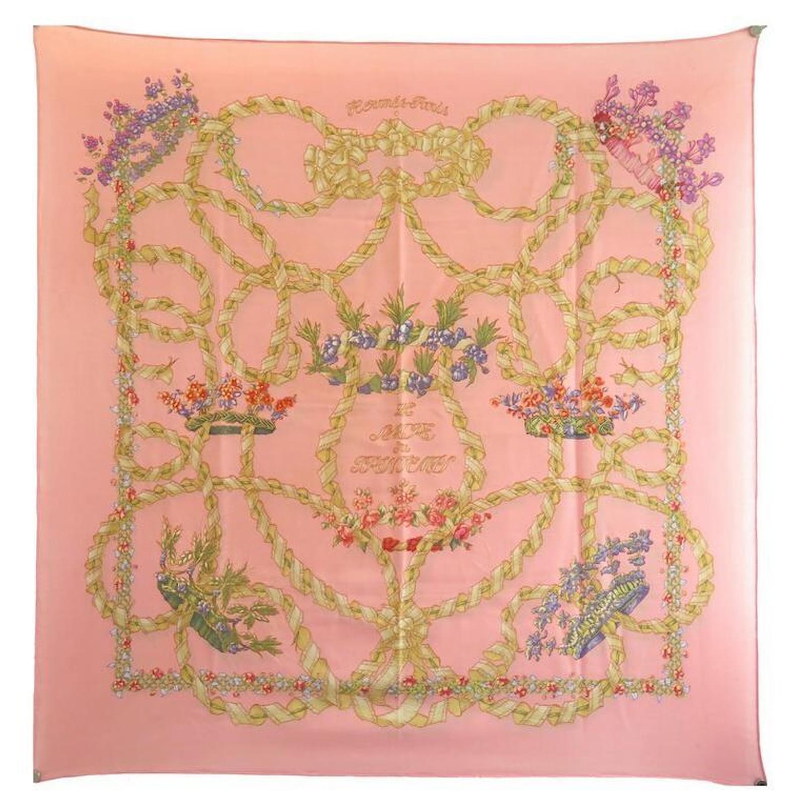 Hermès HERMES SCARF THE SACRE DU SPRINTEMPS ORIGNY CARRE 90 CASHMERE ...