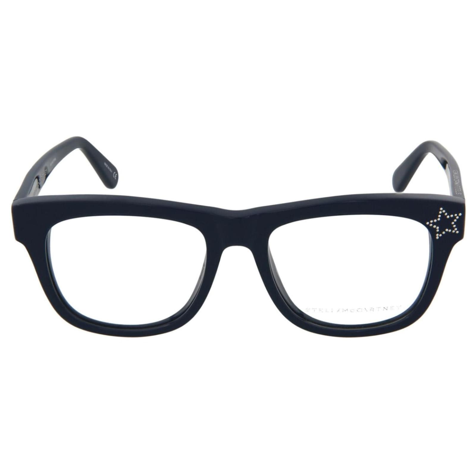 Stella Mc Cartney Square Acetate Optical Glasses Blue ref.366154 - Joli ...
