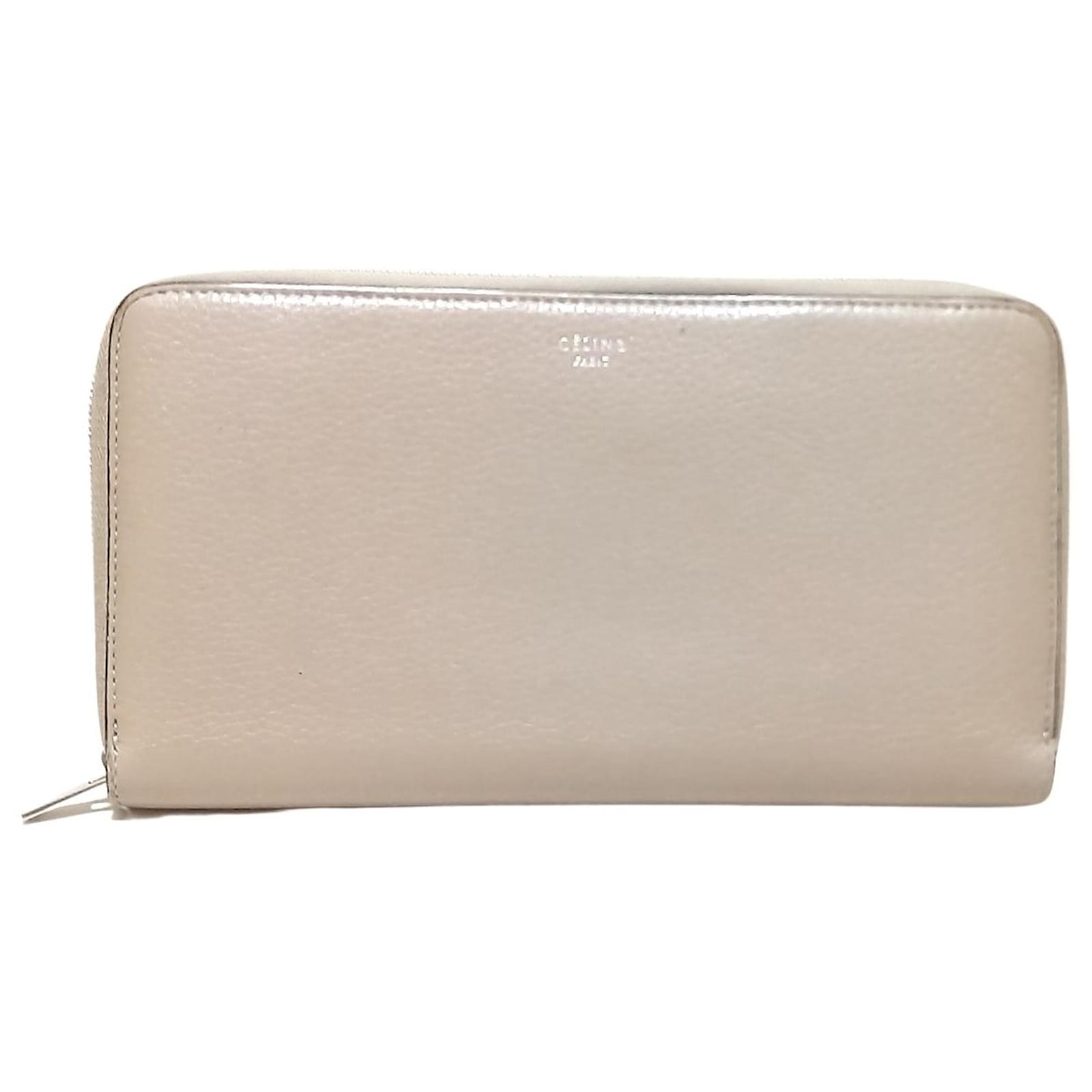 Céline Cartera Celine Beige Cuero ref.367382 - Joli Closet