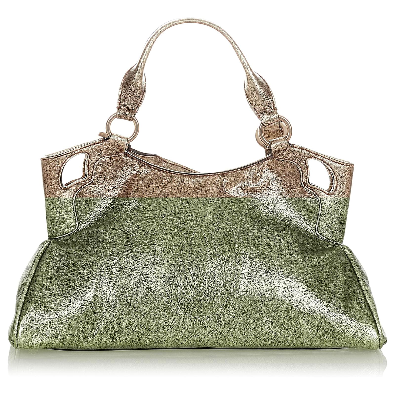 Cartier Gold Marcello de Cartier Leather Handbag Golden Pony-style ...