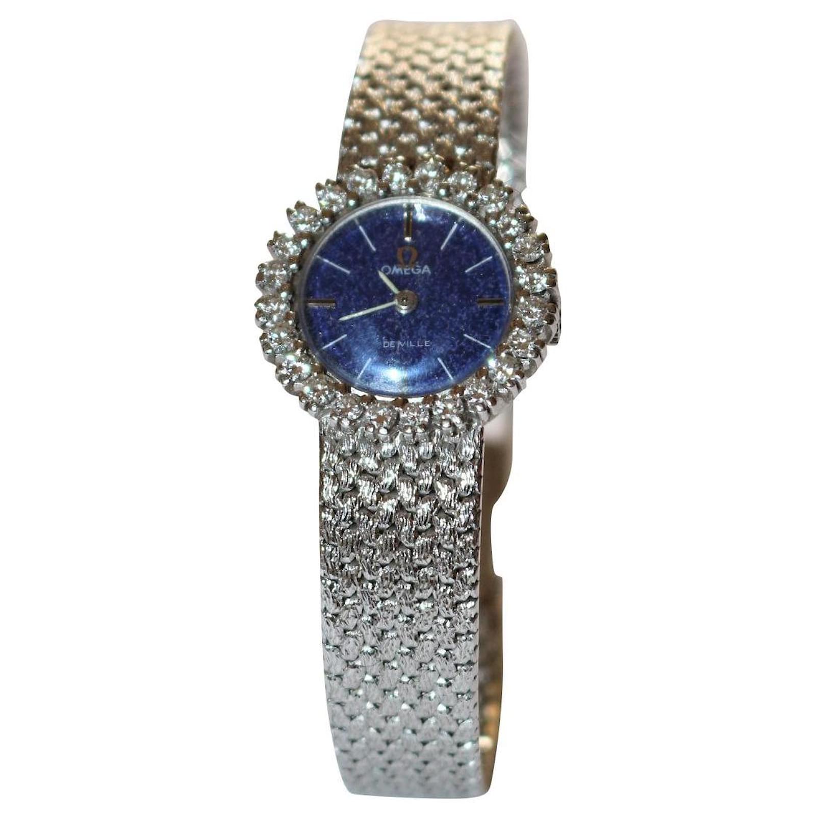 Omega Vintage, city watch Silvery White gold ref.372539 - Joli Closet