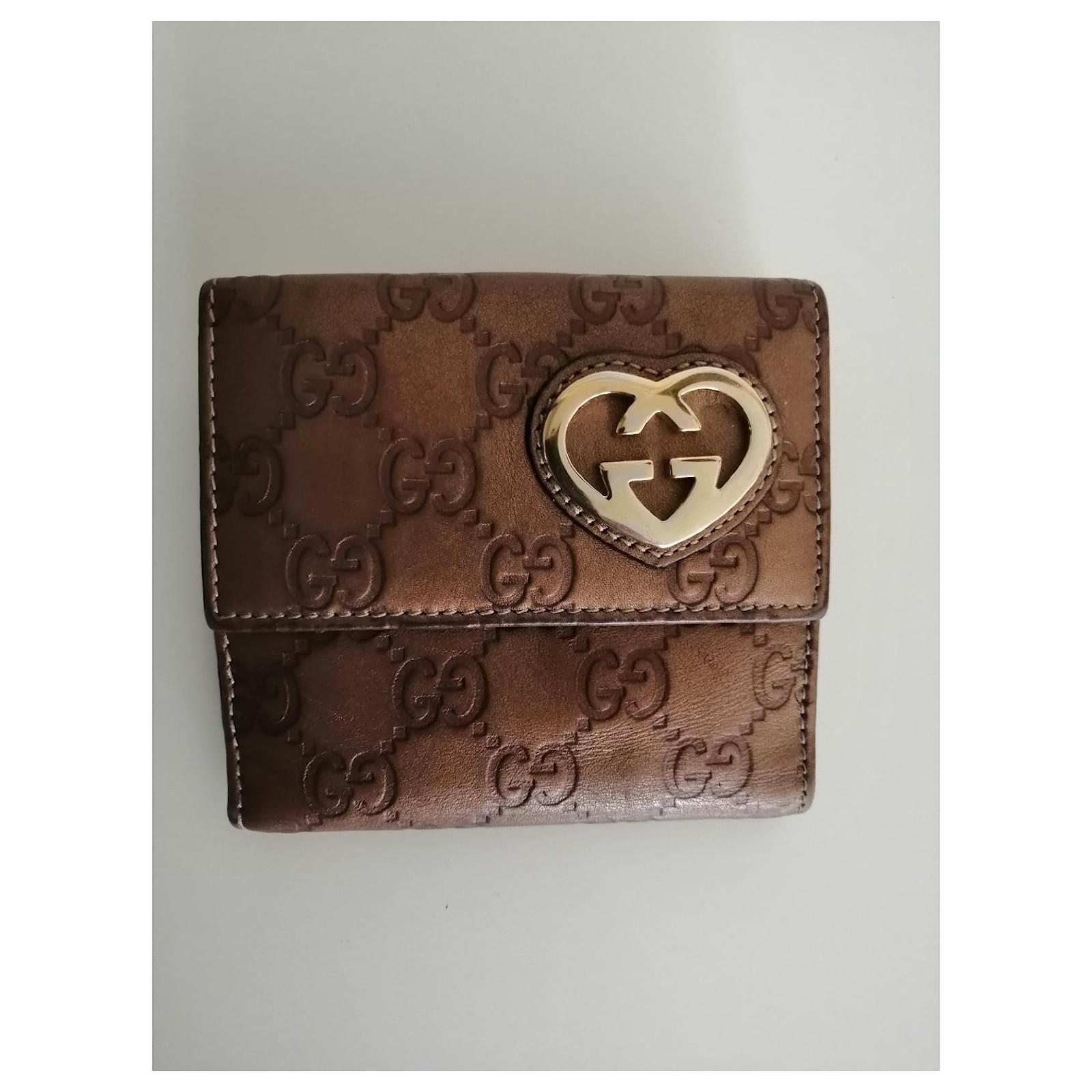 Gucci Wallets Brown Leather ref.373971 - Joli Closet