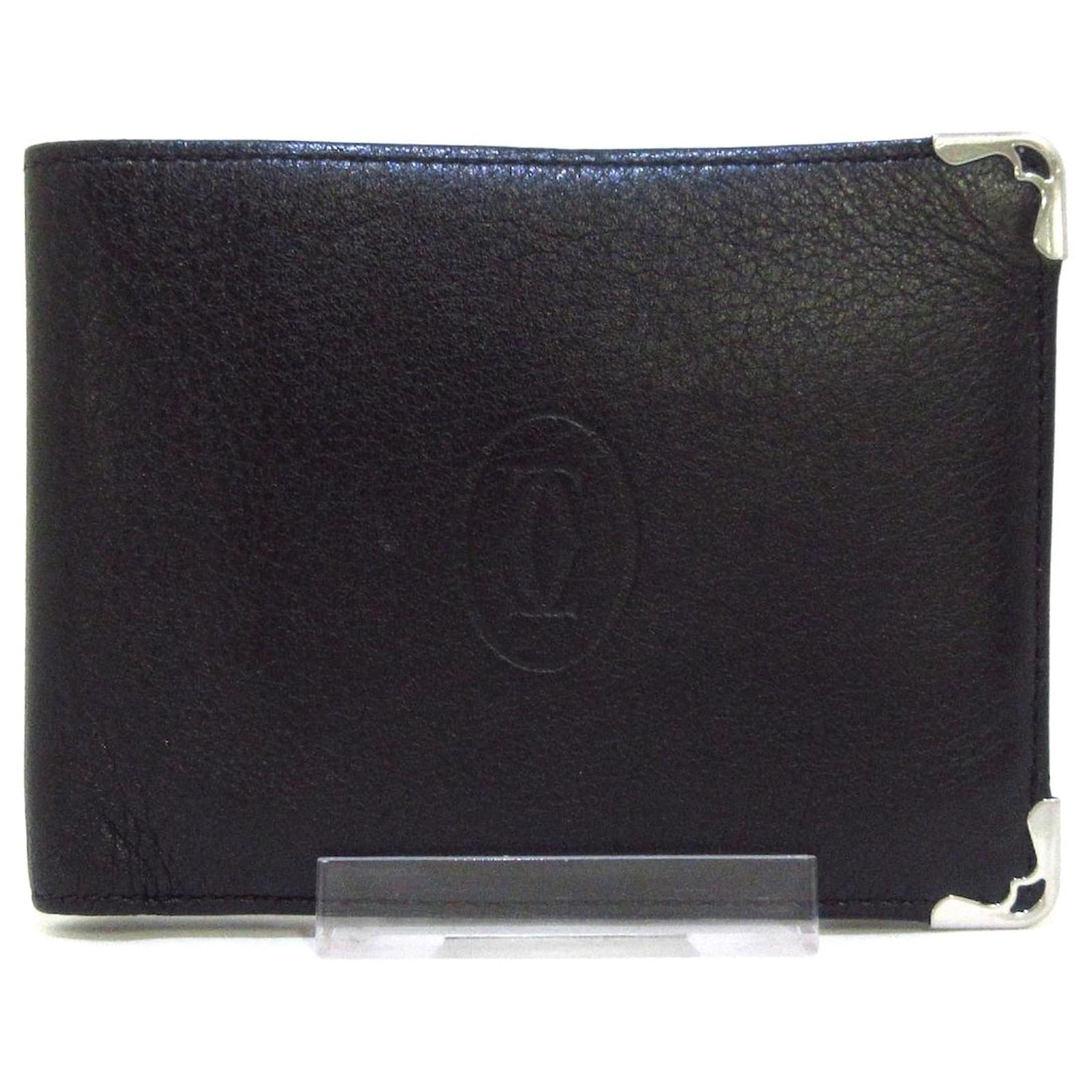 Cartier wallet Black Leather ref.393212 - Joli Closet