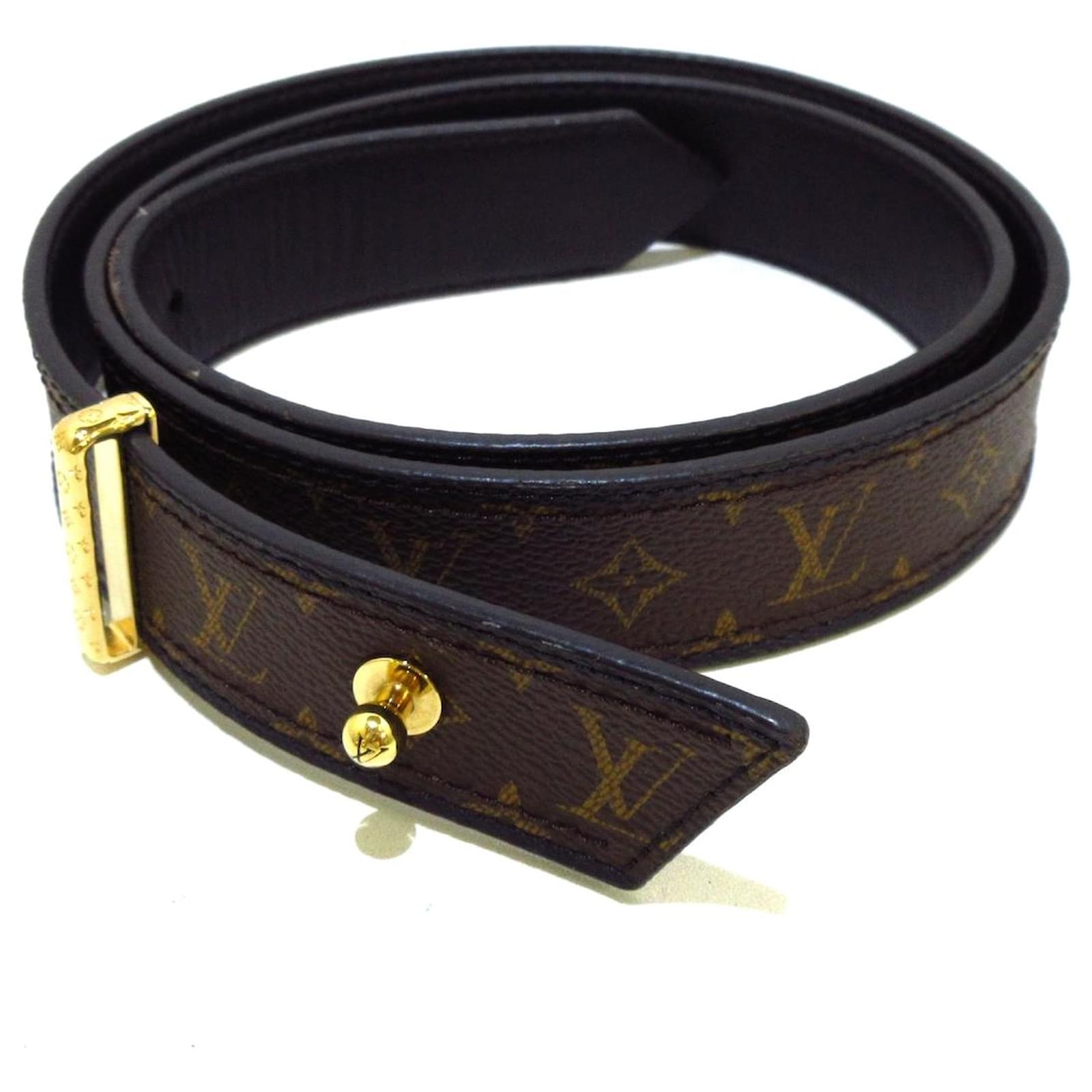 Louis Vuitton Belt Brown Cloth ref.396617 - Joli Closet