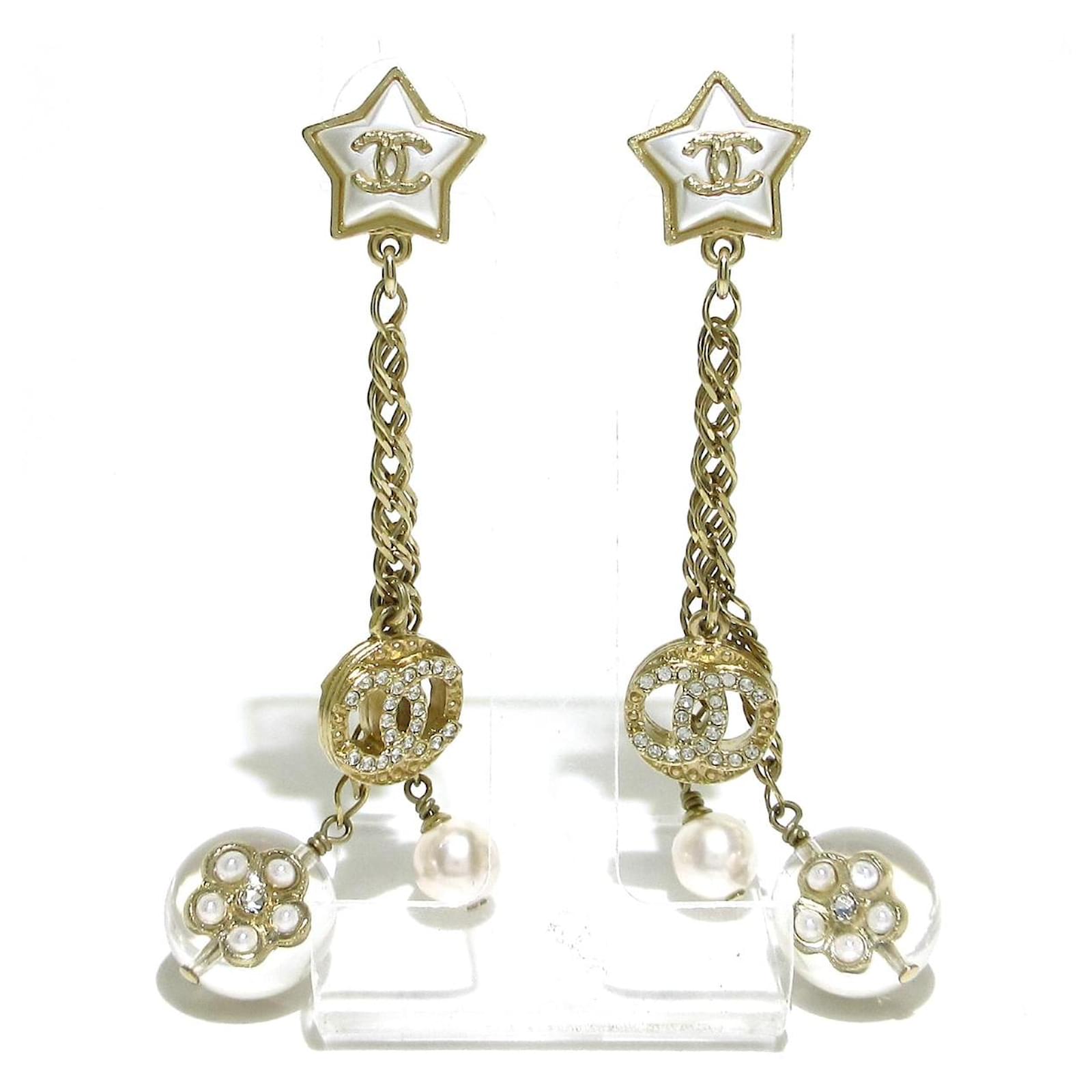 Boucle d oreille chanel Métal Doré ref.398017 - Joli Closet