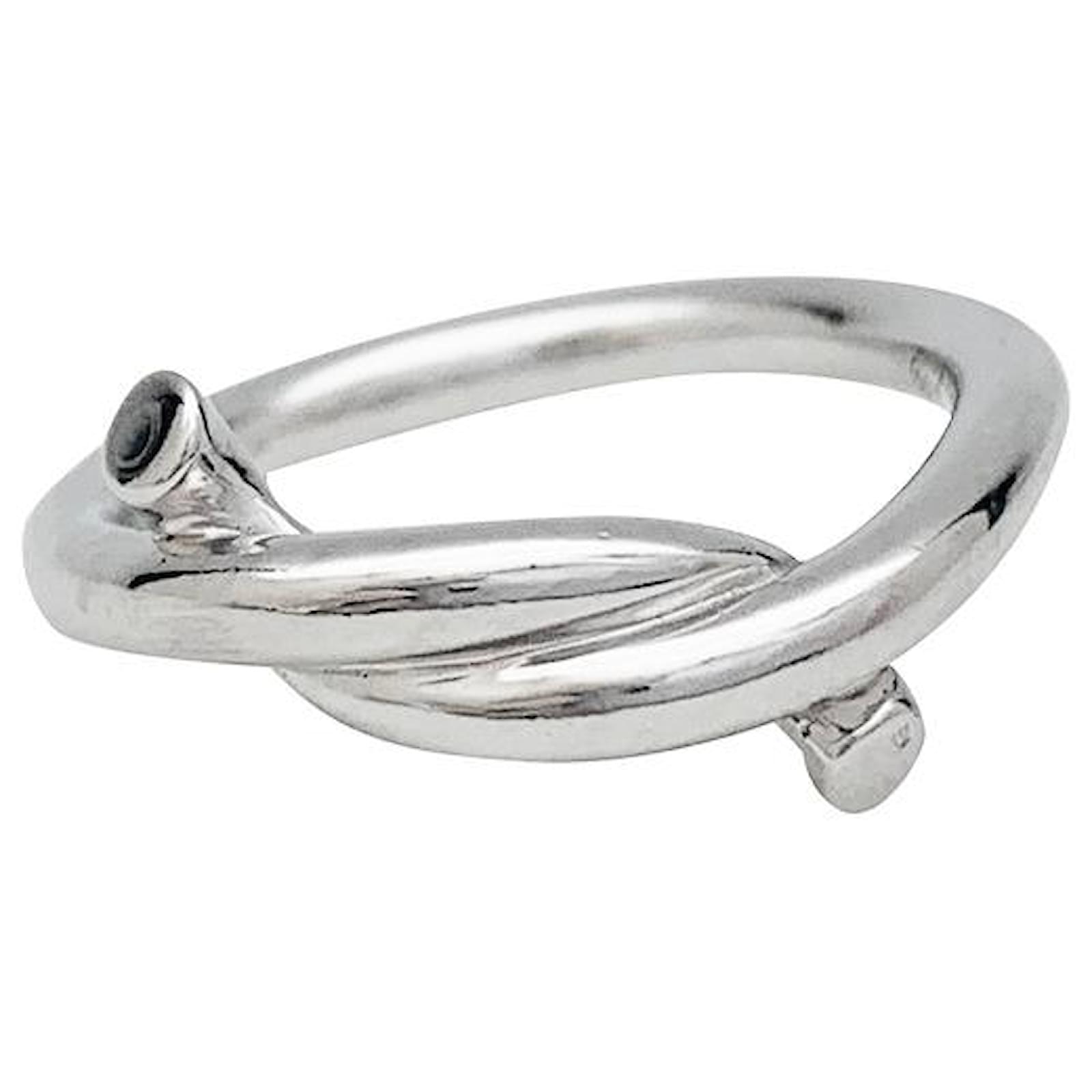 Bague Cartier, "Entrelacé", or blanc. ref.398164 - Joli Closet