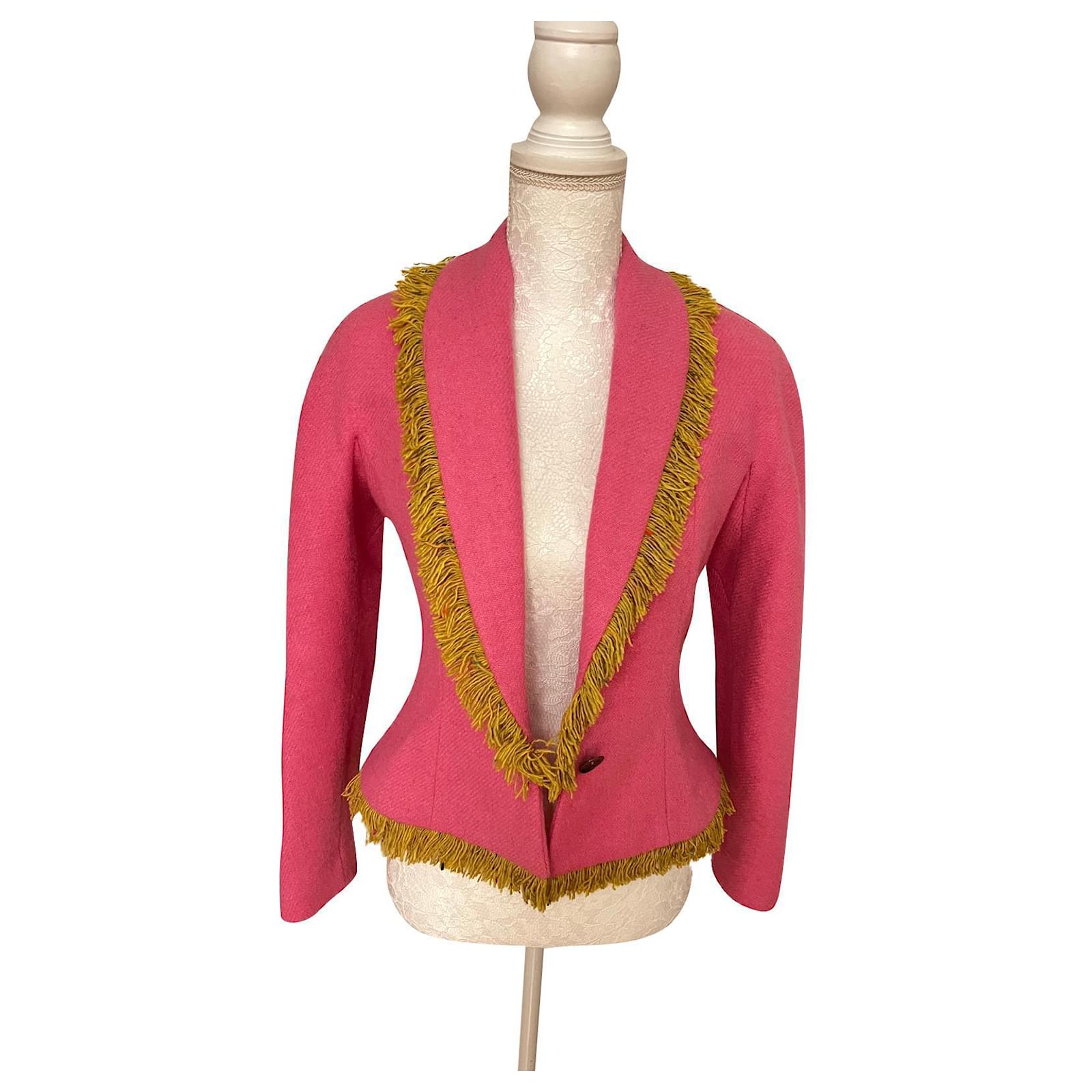 Christian Dior Jackets Pink Wool ref.399146 - Joli Closet