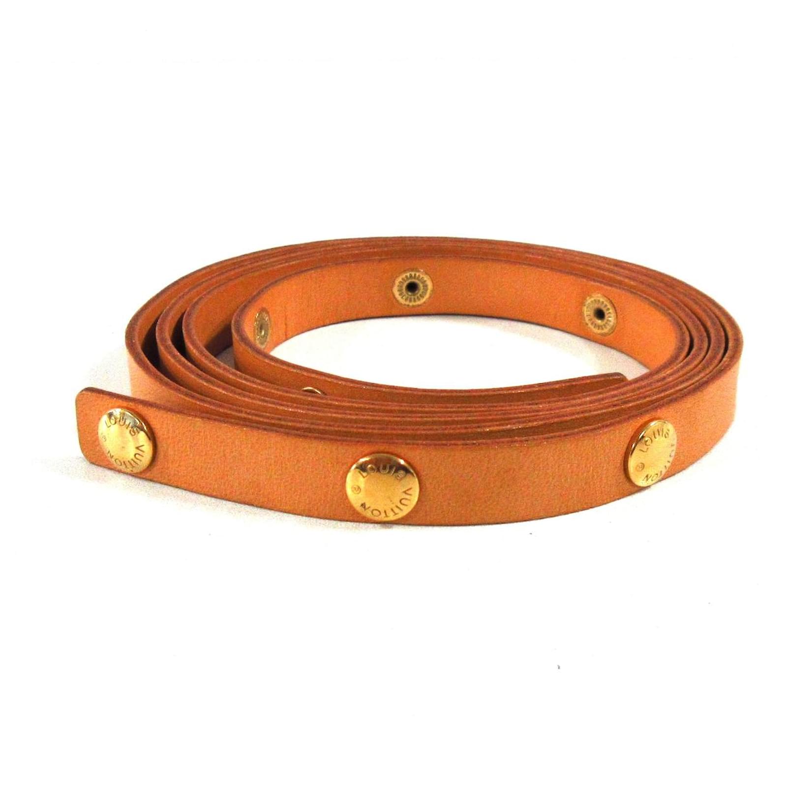 Louis Vuitton Belt Flesh Leather ref.409024 - Joli Closet