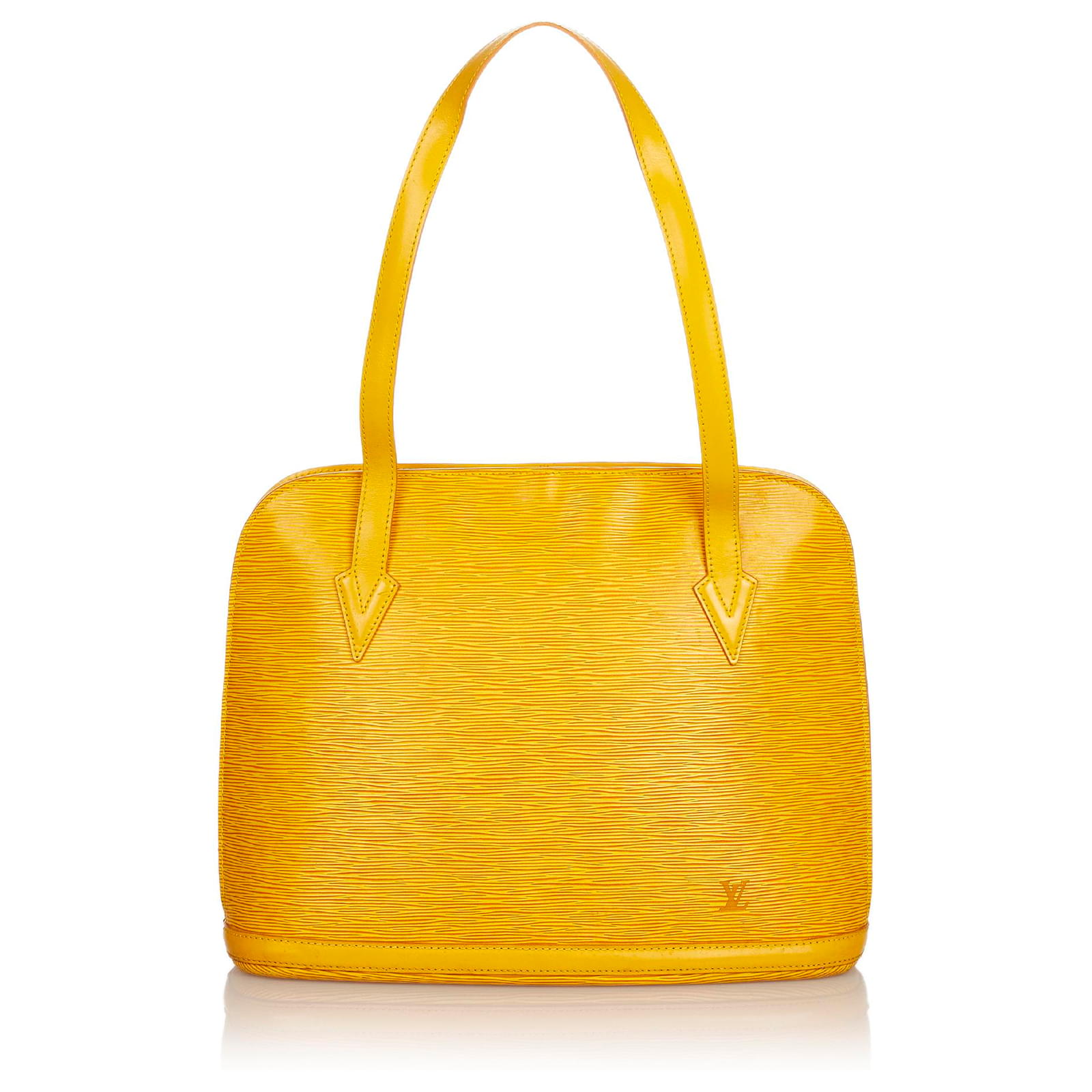 Louis Vuitton Yellow Epi Lussac Leather ref.409425 - Joli Closet