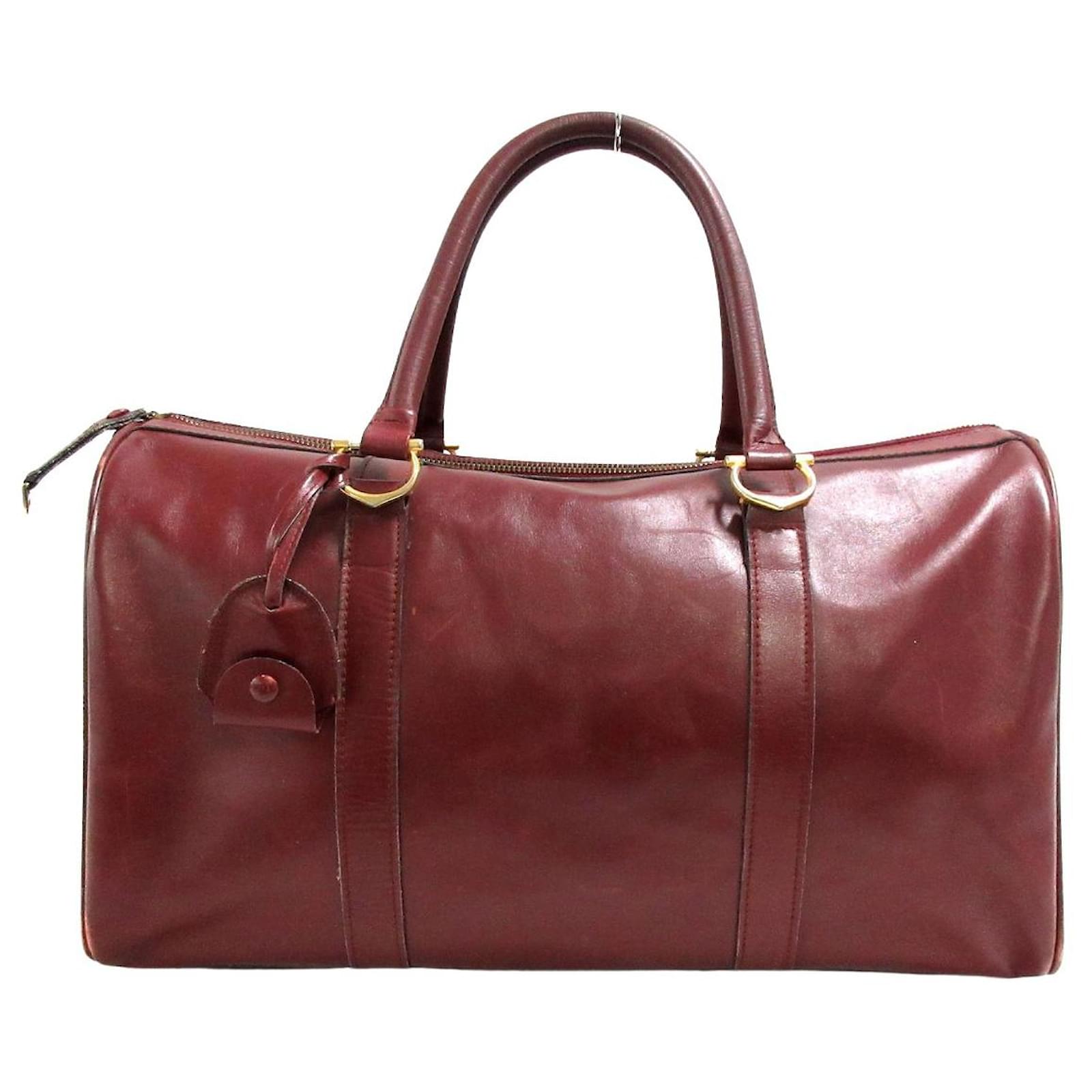 Cartier Must Line Red Leather ref.414732 - Joli Closet