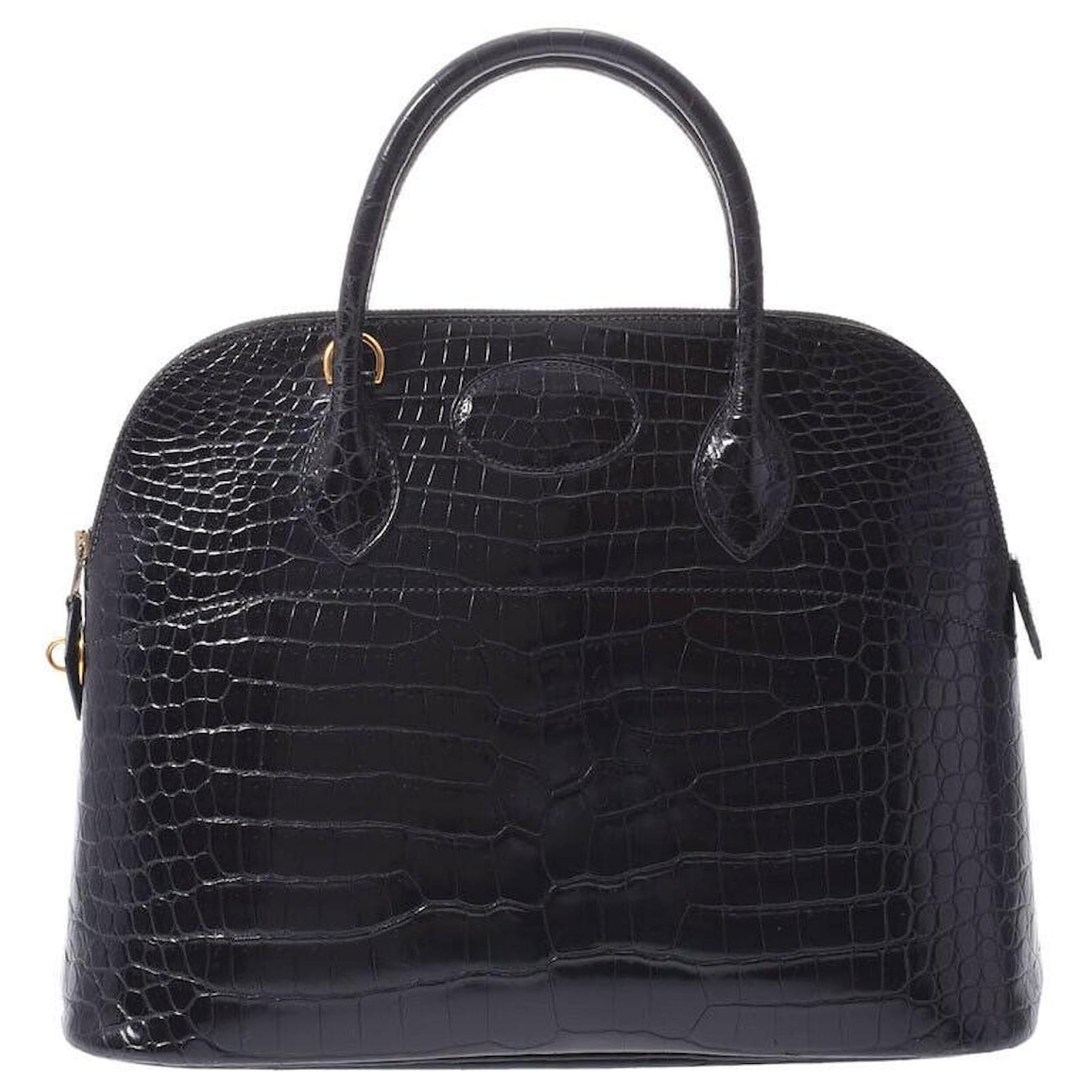 Hermès Hermes Bolide Black Exotic leather ref.416285 - Joli Closet