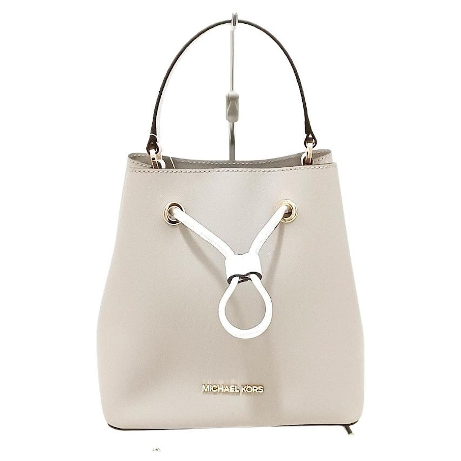 Michael Kors Handbag White Leather ref.416597 - Joli Closet