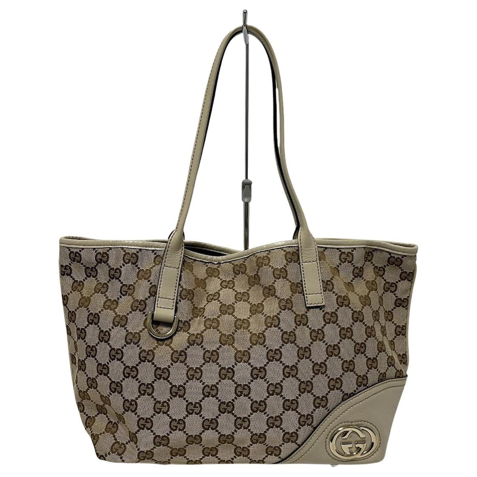 Gucci GG pattern Beige Tweed ref.418537 - Joli Closet