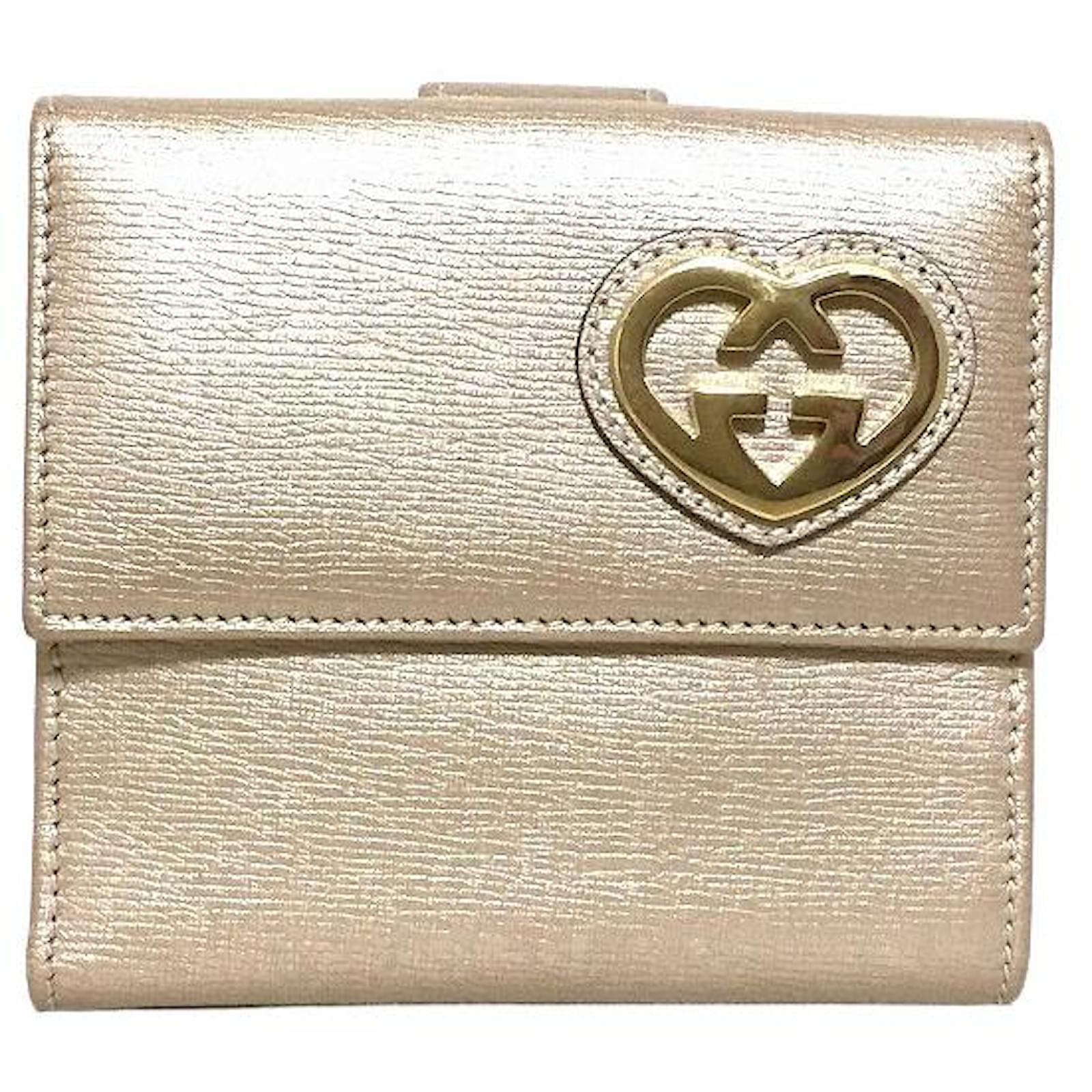 Gucci wallet Golden Leather ref.419365 - Joli Closet