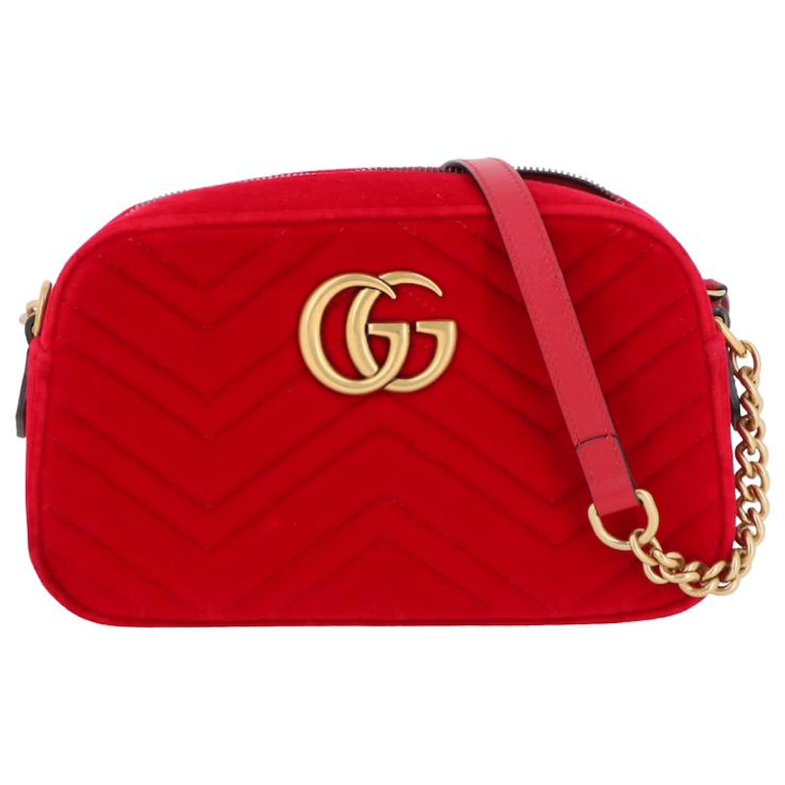 GUCCI MARMONT Red Velvet ref.419510 - Joli Closet