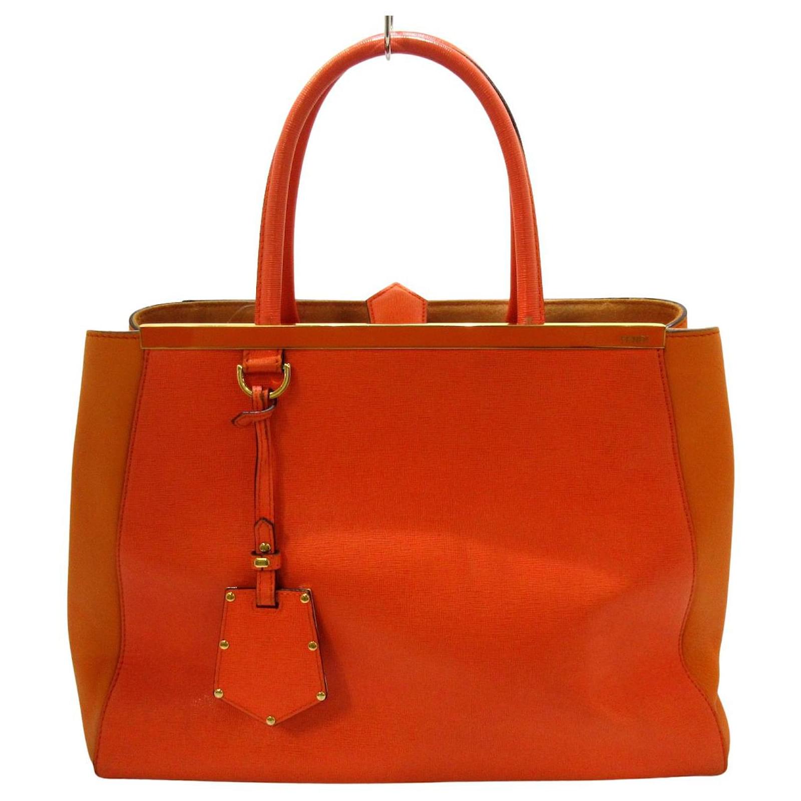 Fendi -- Orange Leather ref.420590 - Joli Closet