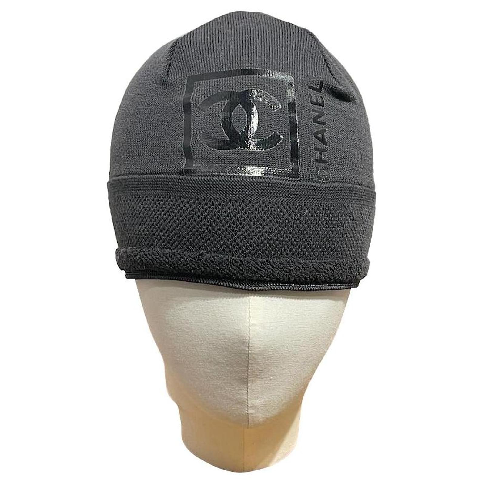 Chanel Chapeaux Coton Noir ref.421391 - Joli Closet