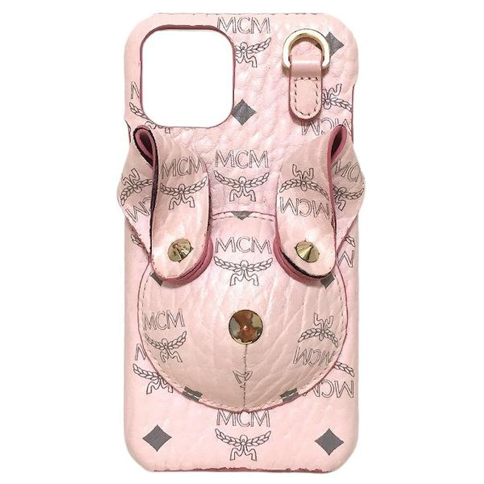 MCM Wallet Pink Leather ref.421654 - Joli Closet