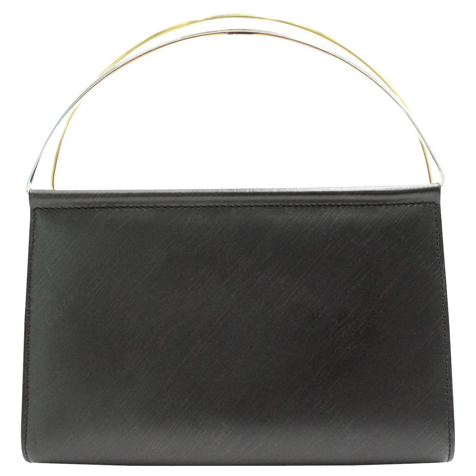 Cartier Vintage Black Mini Trinity Bag Leather ref.421839 - Joli Closet