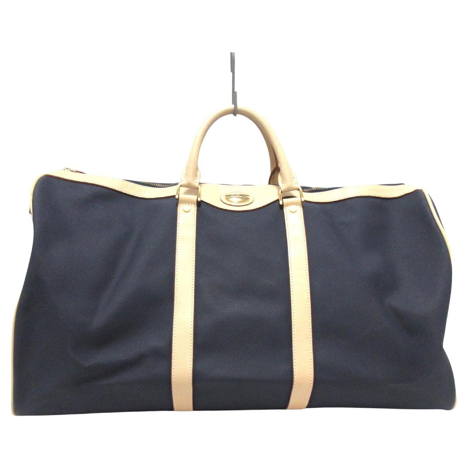 Dior Travel bag Navy blue Cloth ref.422715 - Joli Closet