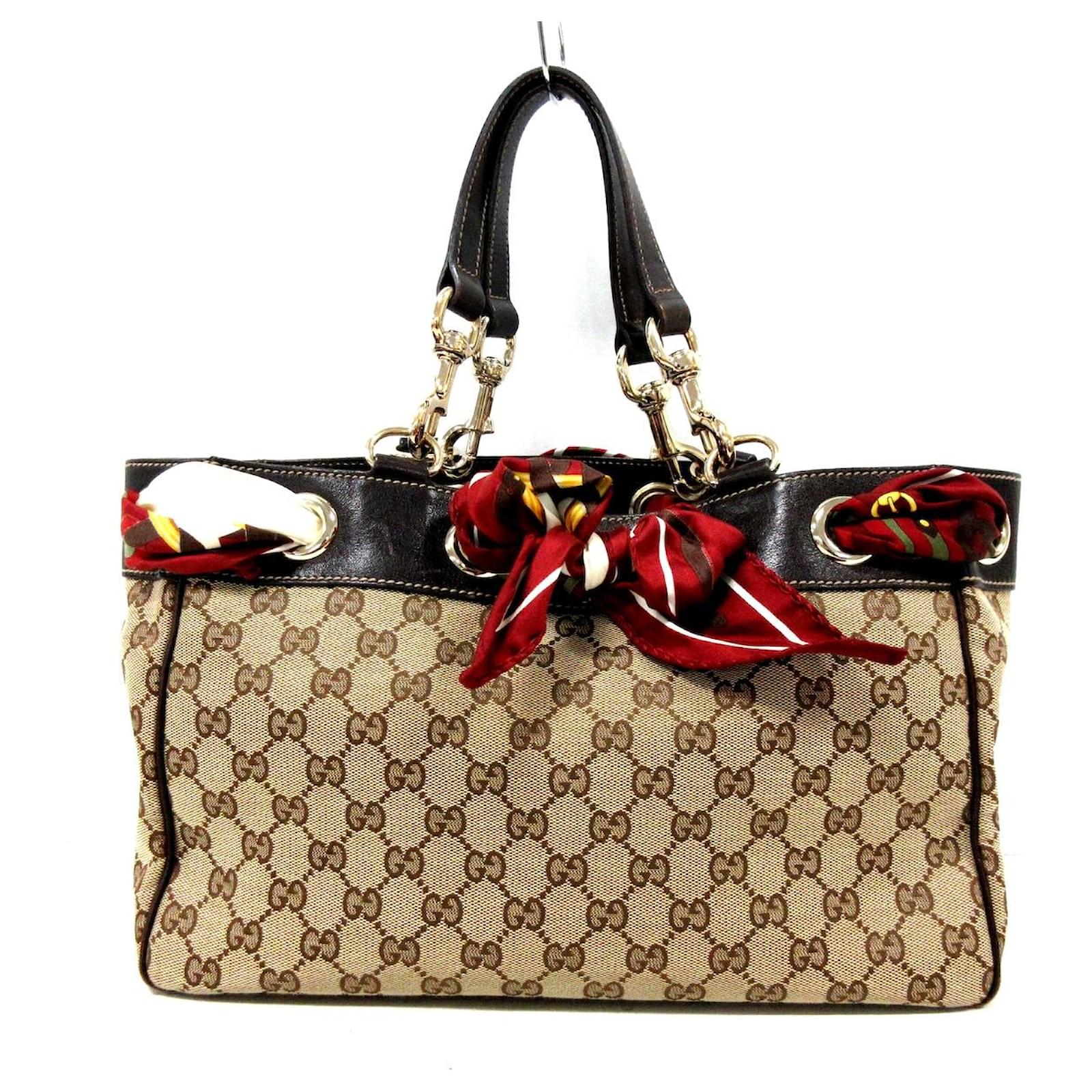 Gucci GG pattern Beige Tweed ref.423178 - Joli Closet