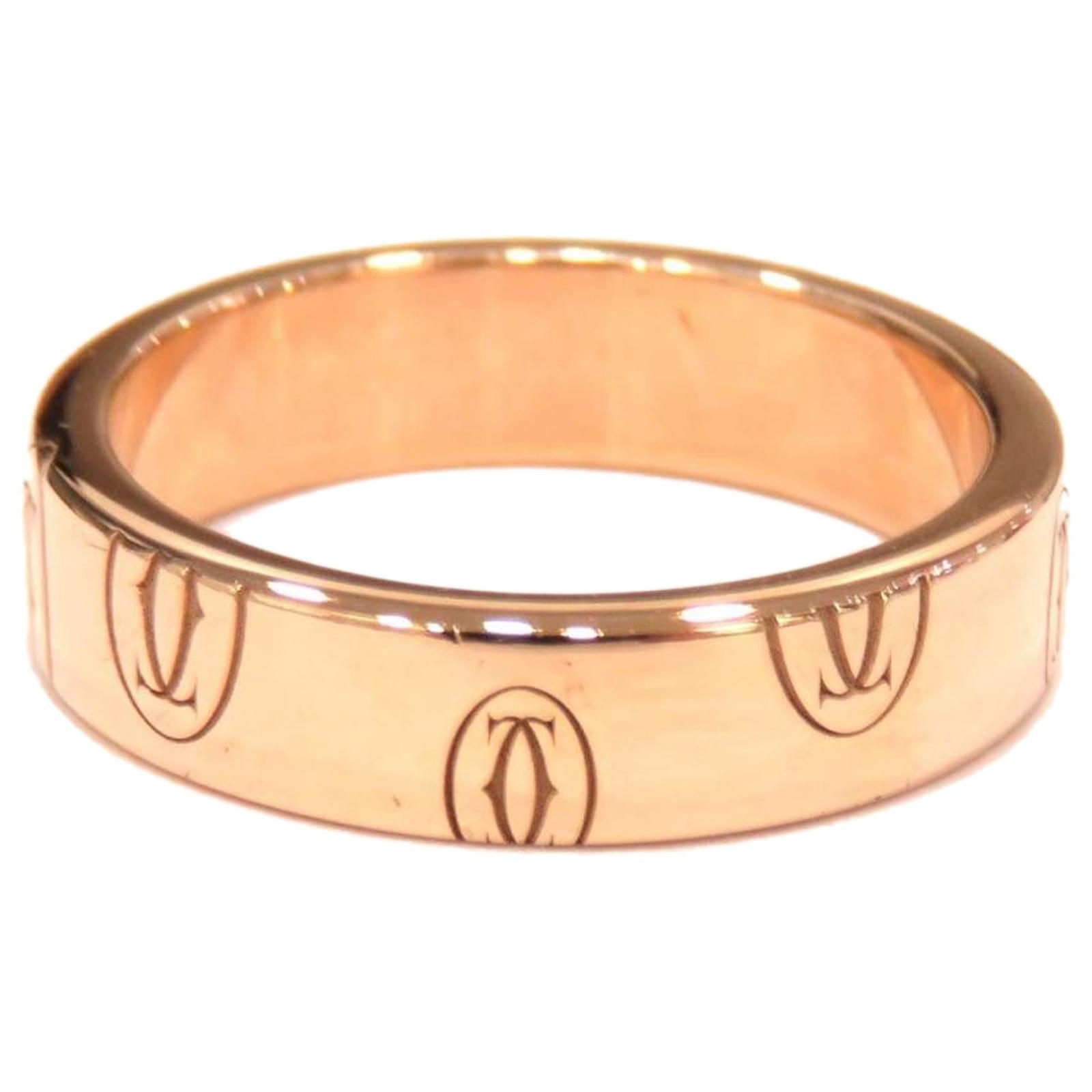 Cartier Gold 18K Happy Birthday Ring Golden Metal ref.426691 - Joli Closet