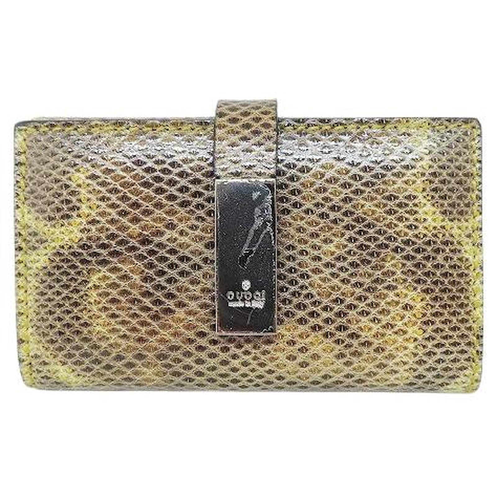 Gucci wallet Brown Exotic leather ref.427138 - Joli Closet