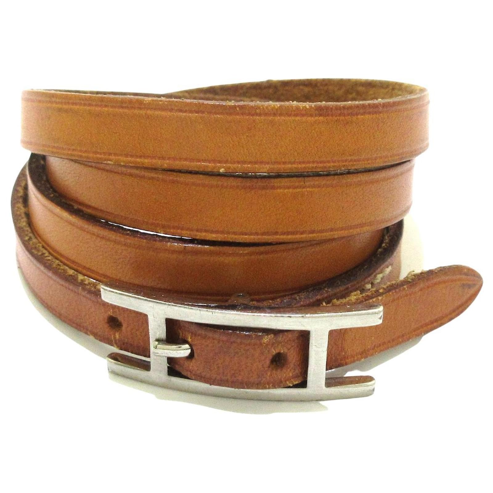 Hermès Hapi 3 Brown Leather ref.427795 - Joli Closet