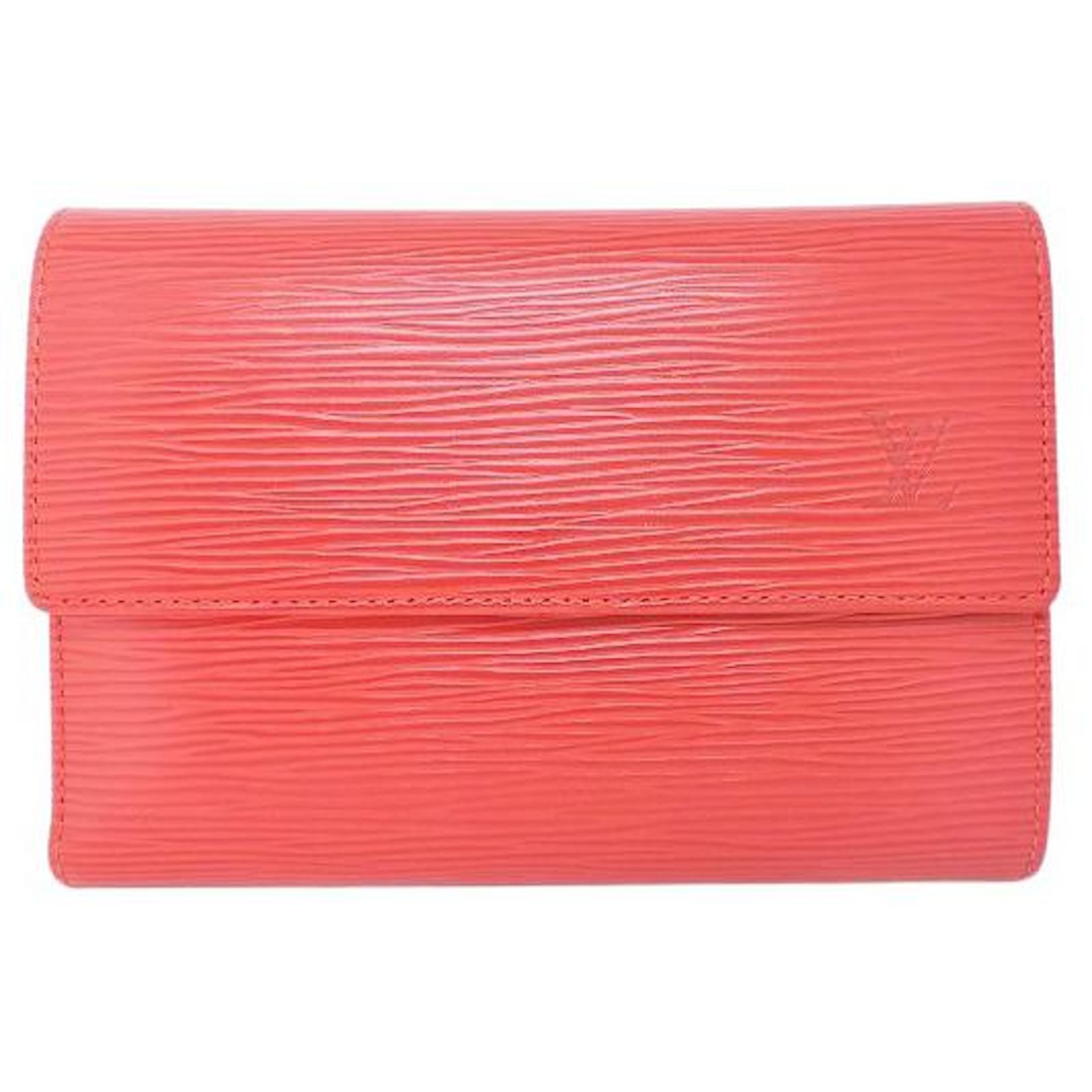 Louis Vuitton wallet Red Leather ref.428600 - Joli Closet