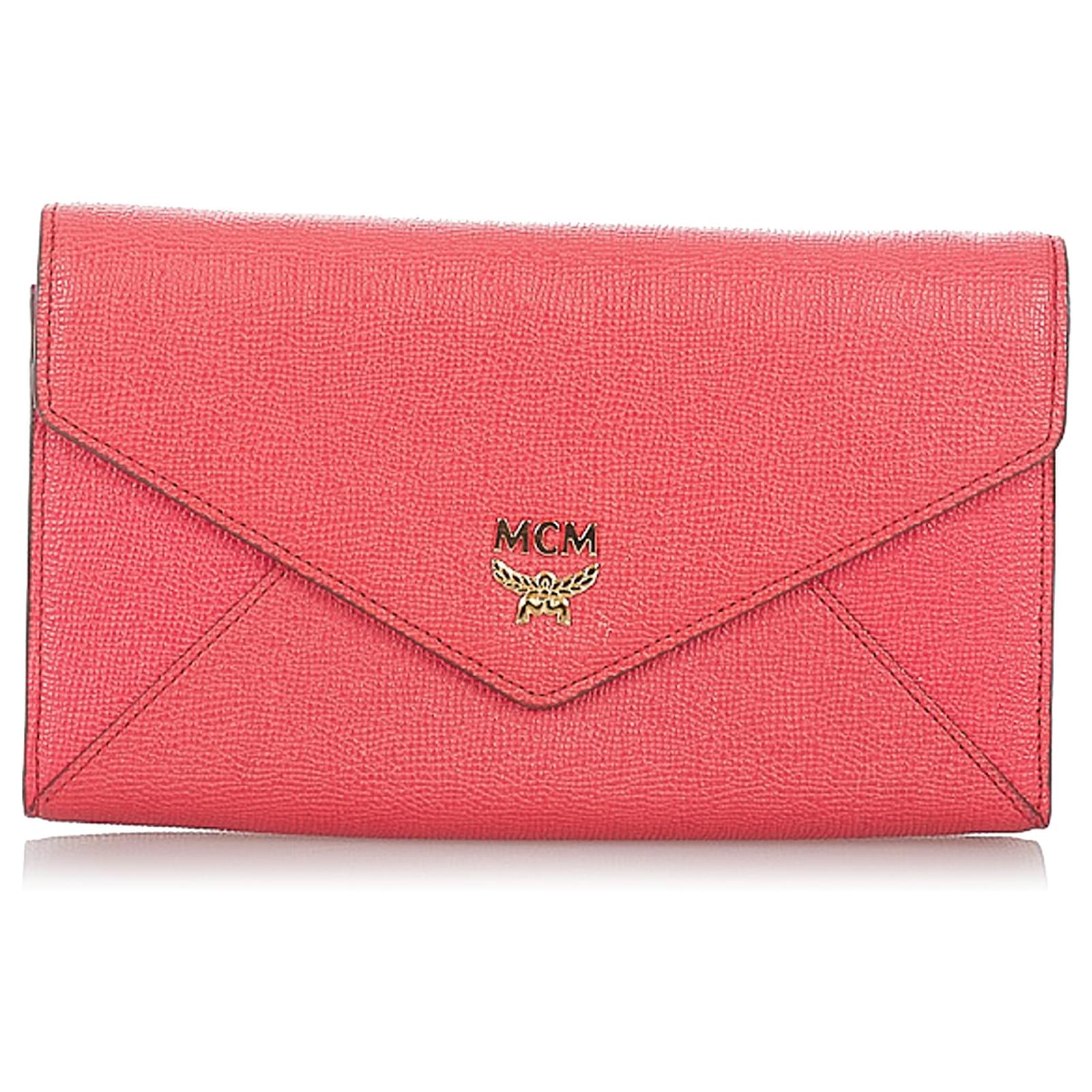 MCM Red Leather Crossbody Bag Pony-style calfskin ref.429338 - Joli Closet