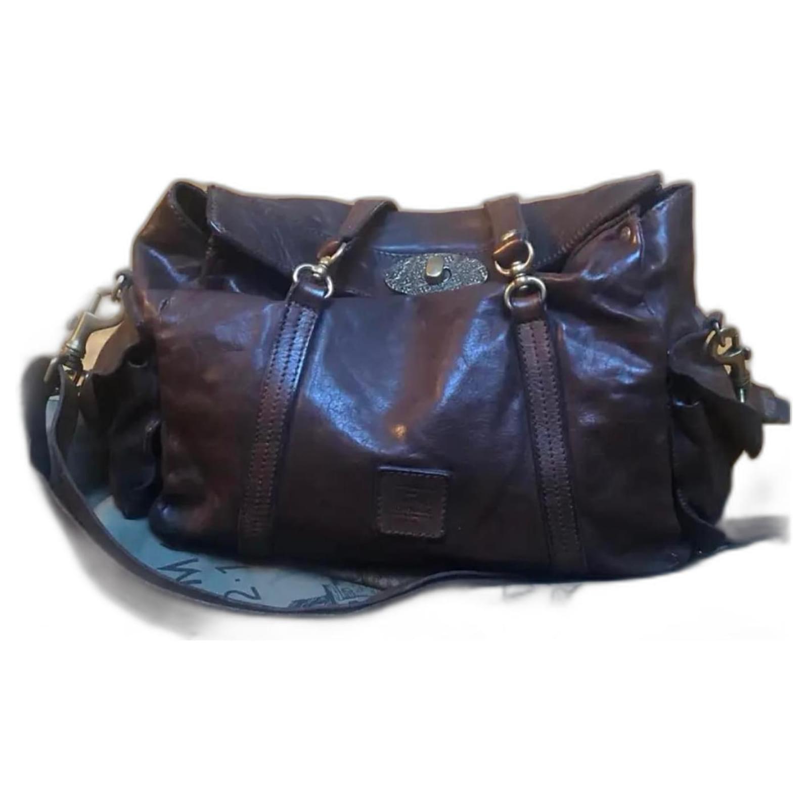 Sac bandoulière Campomaggi Cuir Marron ref.435157 - Joli Closet