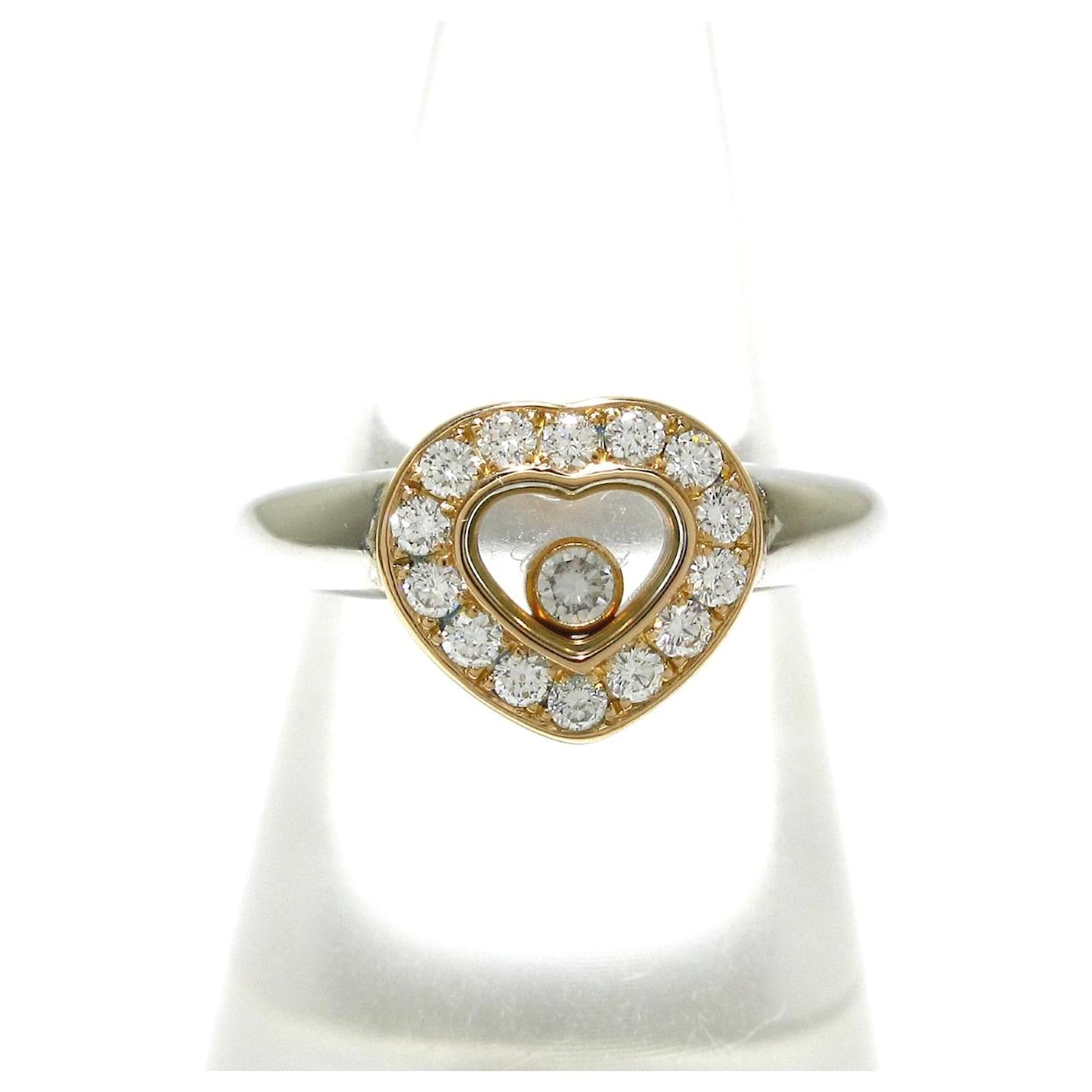 Chopard ring Silvery White gold ref.438091 - Joli Closet