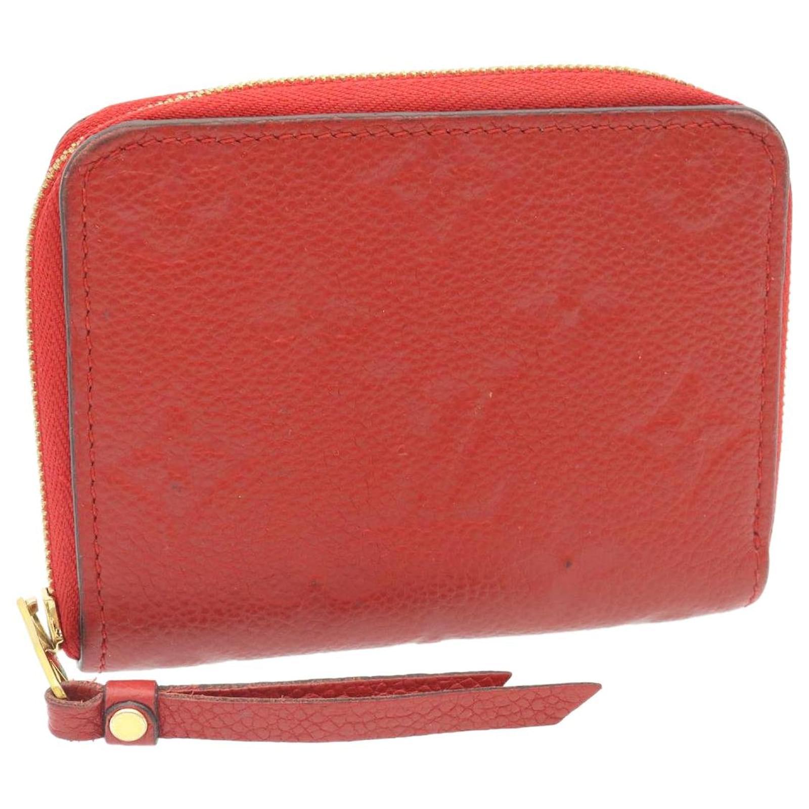 Louis Vuitton wallet Red Leather ref.438431 - Joli Closet