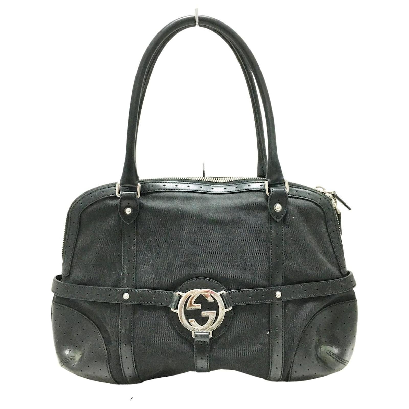 Gucci handbag Black Leather ref.438683 - Joli Closet