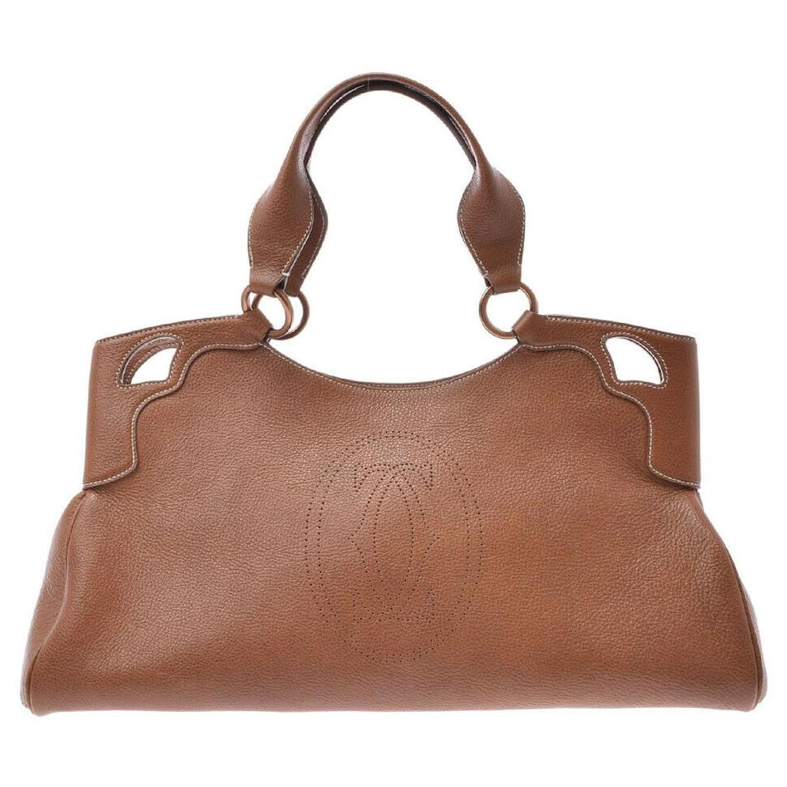 Cartier Marcello Brown Leather ref.438937 - Joli Closet