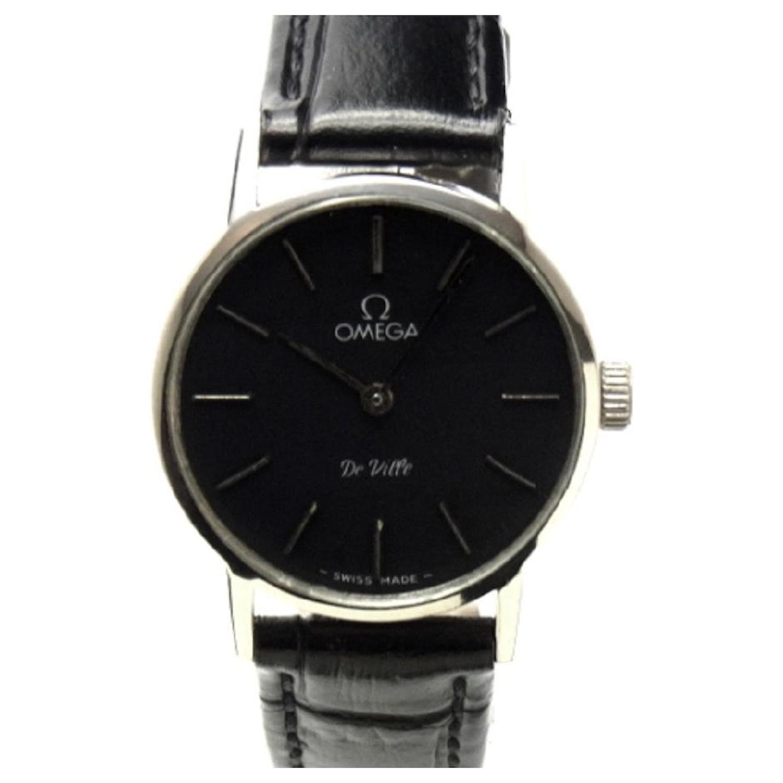[Occasion] OMEGA De Ville Devil Round Black Black Dial Valuable OH ...