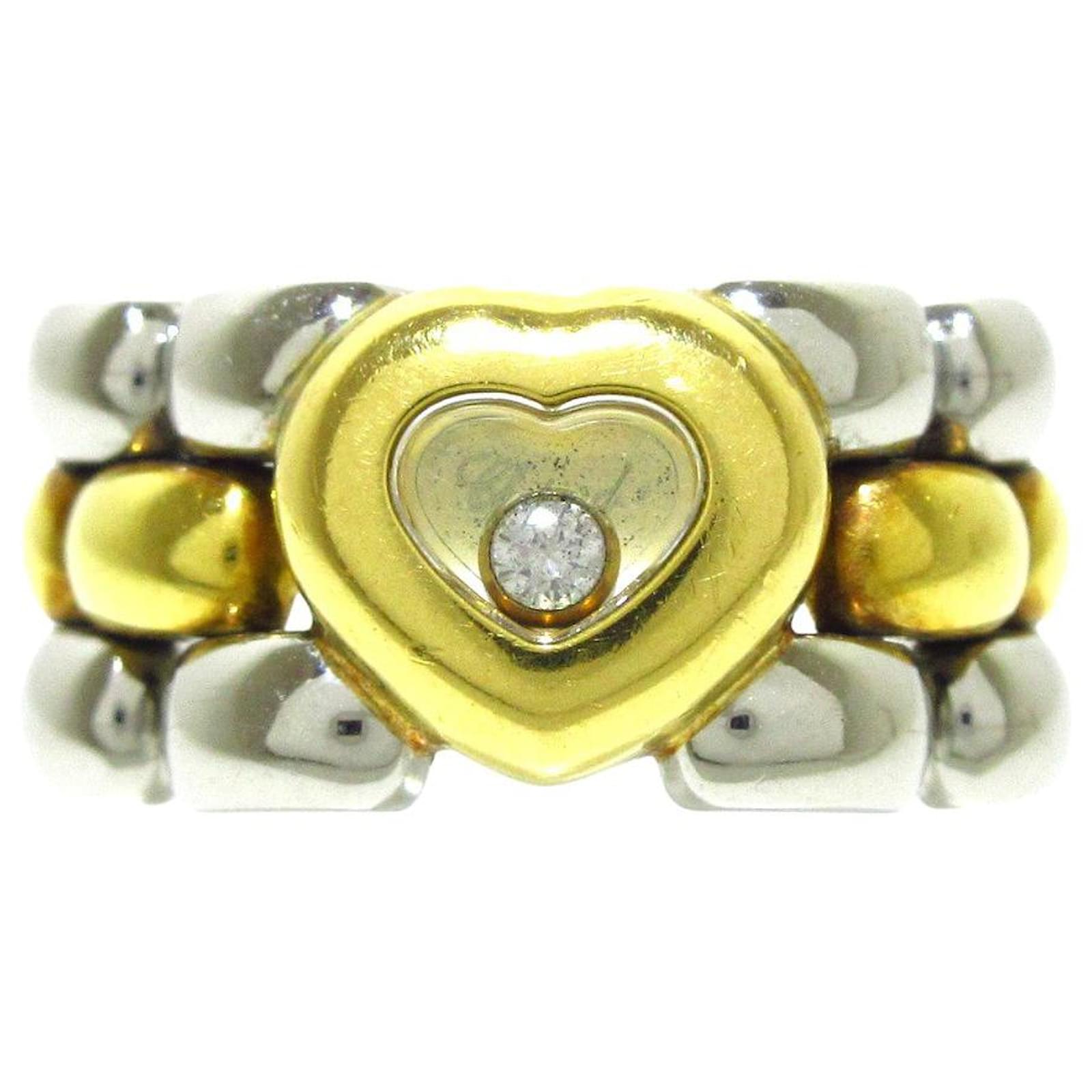 Chopard Happy Diamonds Or jaune Argenté ref.444945 - Joli Closet