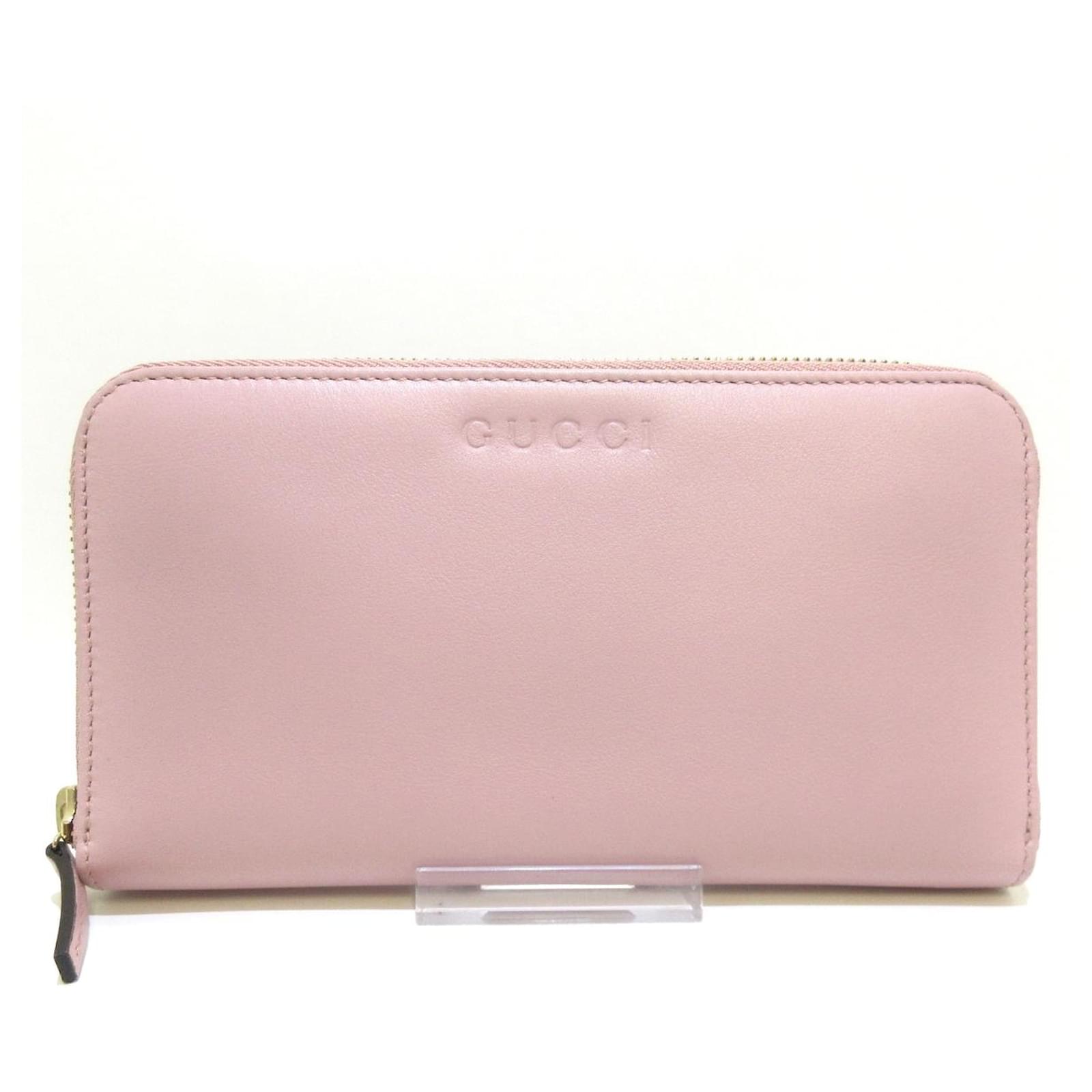 Gucci wallet Pink Leather ref.446238 - Joli Closet