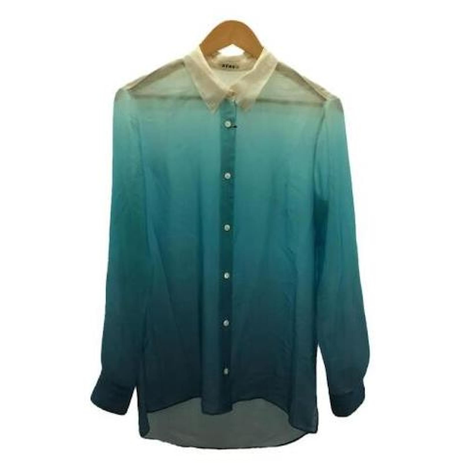 Acne Polos Navy blue Polyester ref.449065 - Joli Closet