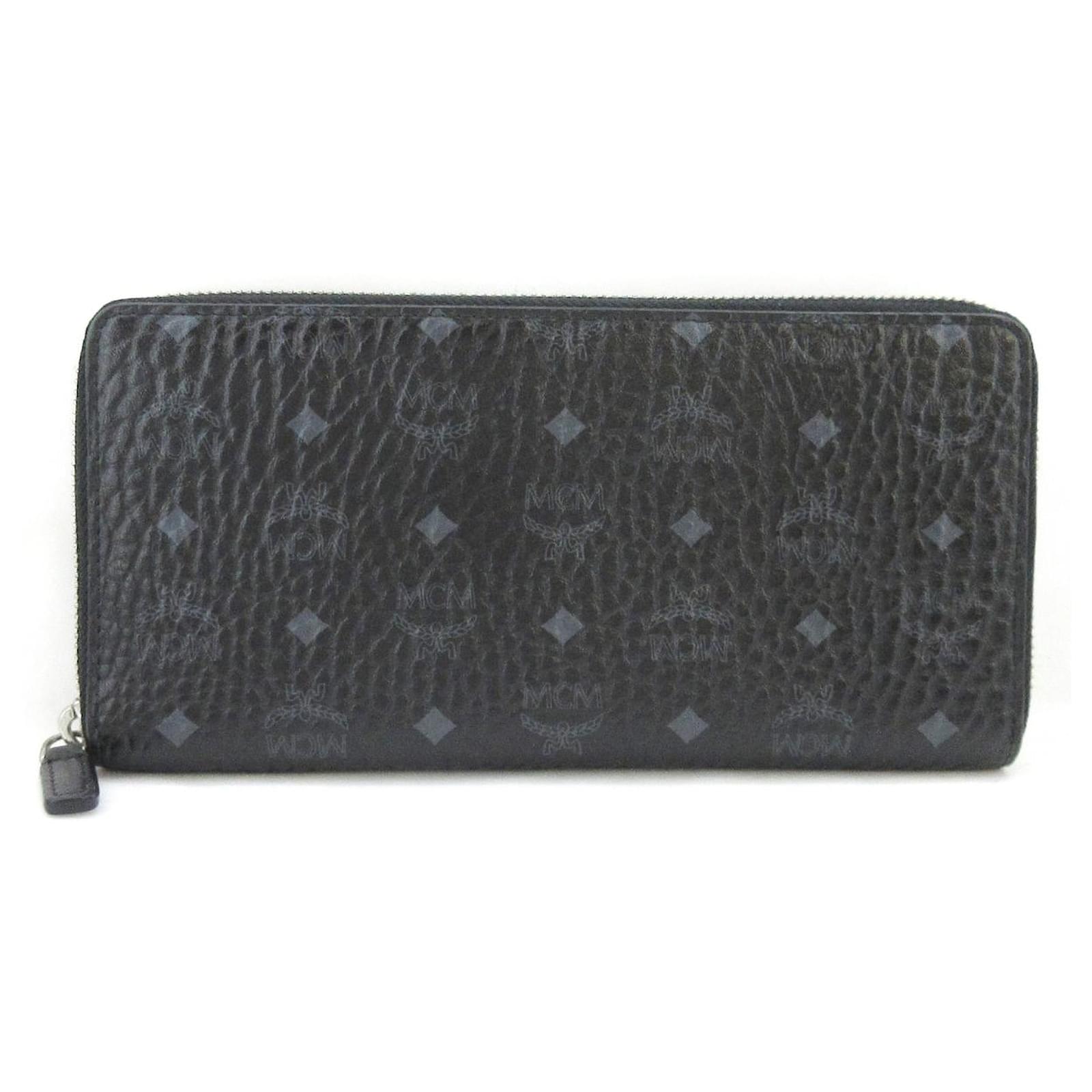 MCM Wallet Grey Leather ref.451086 - Joli Closet