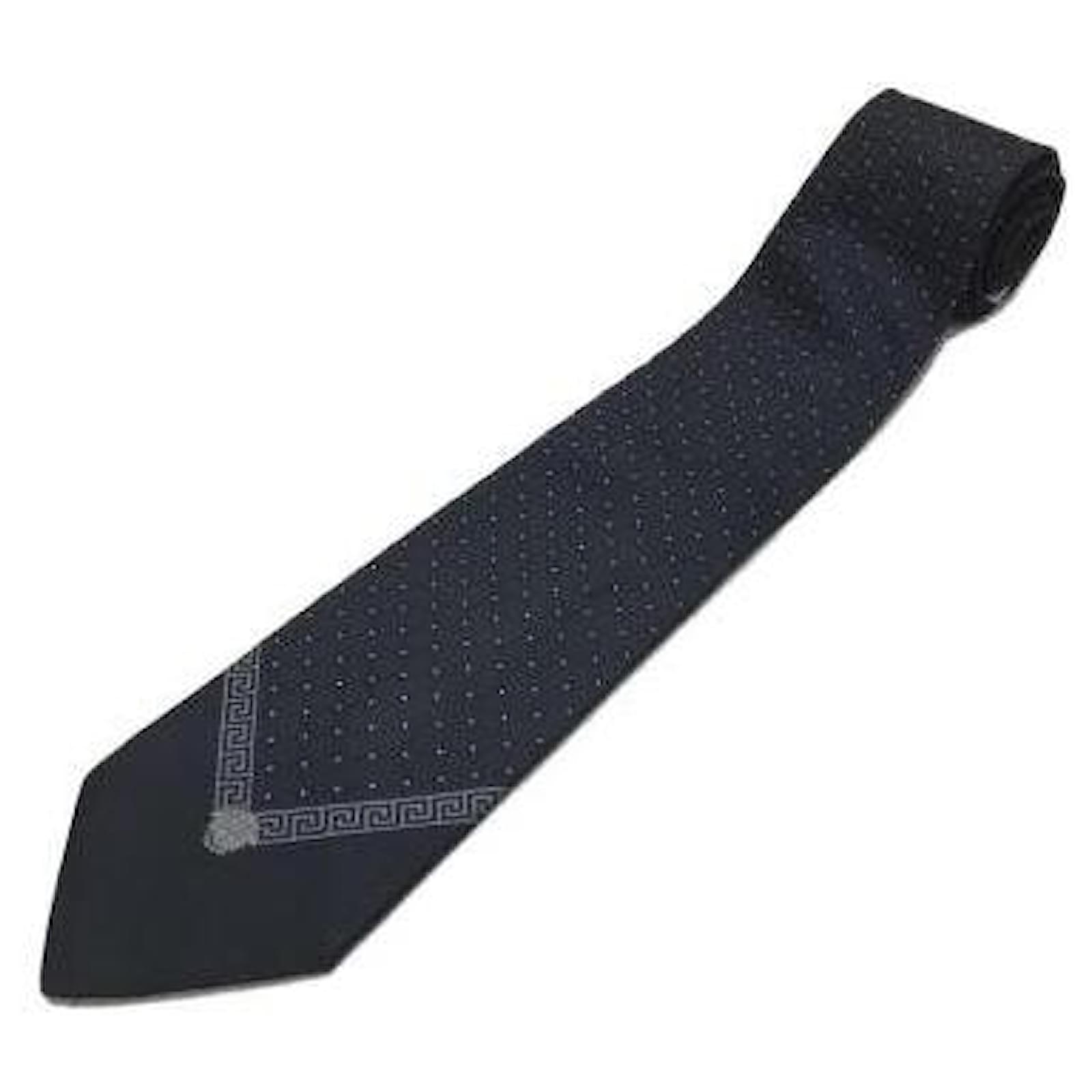 Gianni Versace Ties Black Silk ref.455168 - Joli Closet