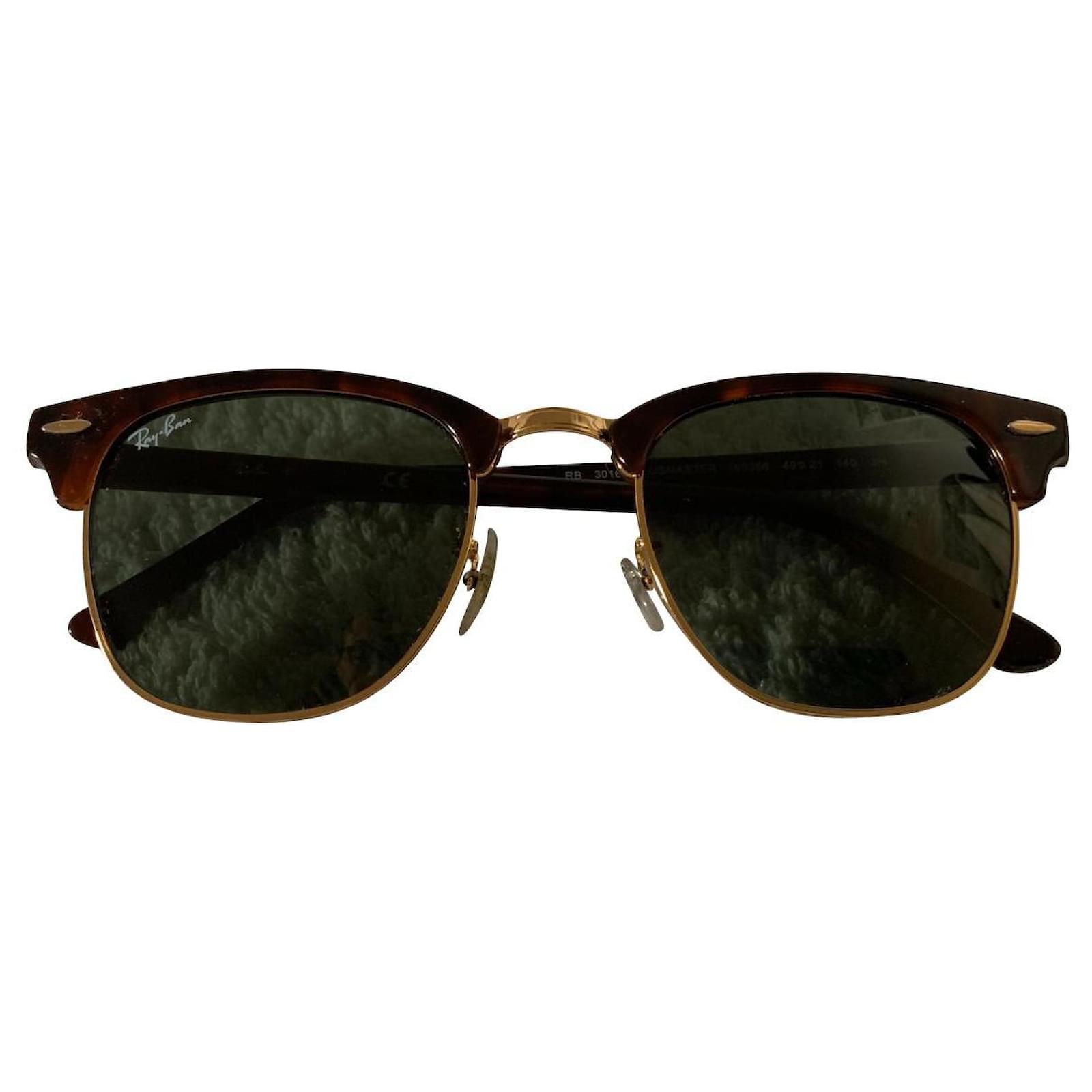 Ray-Ban Clubmaster sunglasses Brown Plastic ref.456116 - Joli Closet