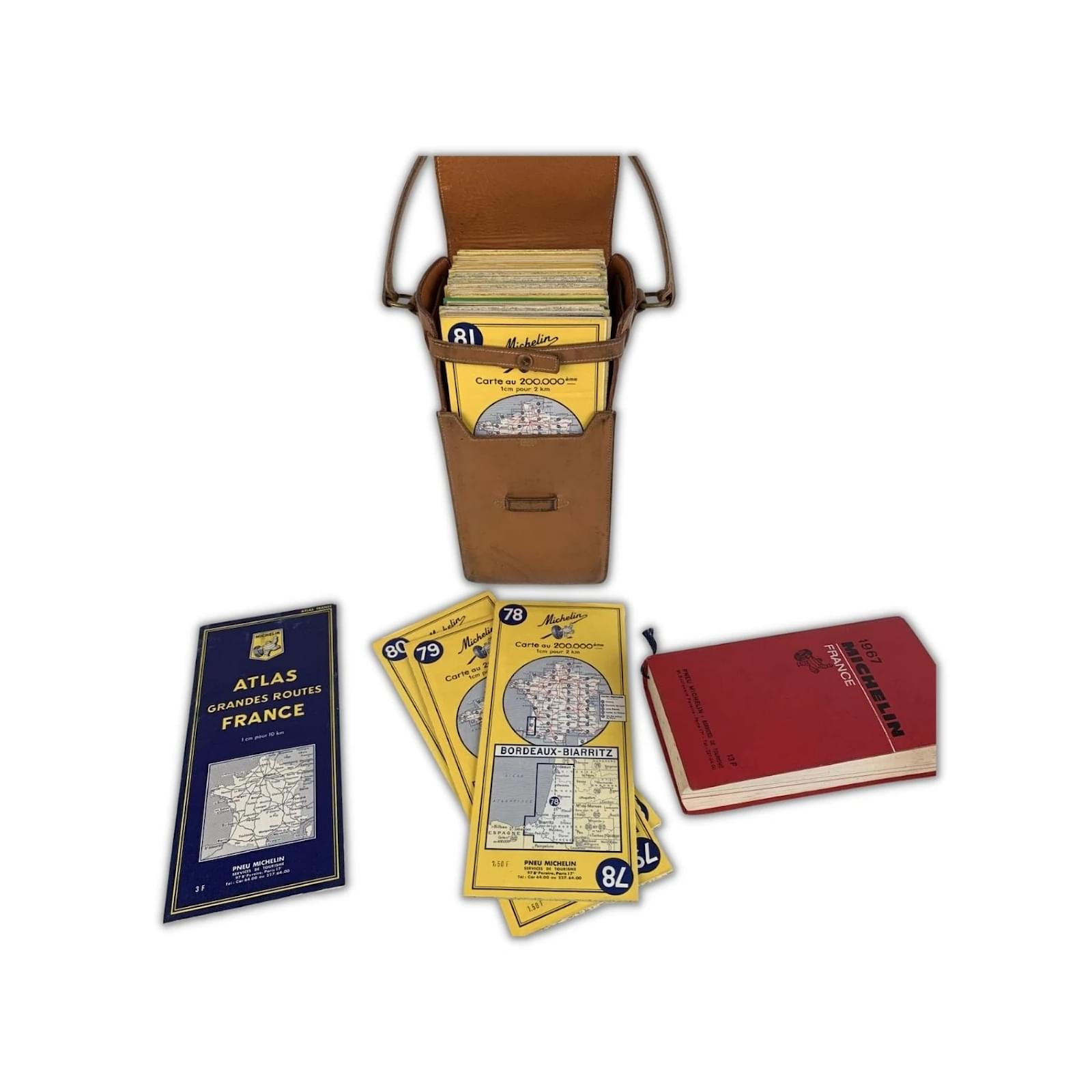 Atlas Hermès Hermes Vintage Circa 1959 Collectors Michelin Travel Map ...
